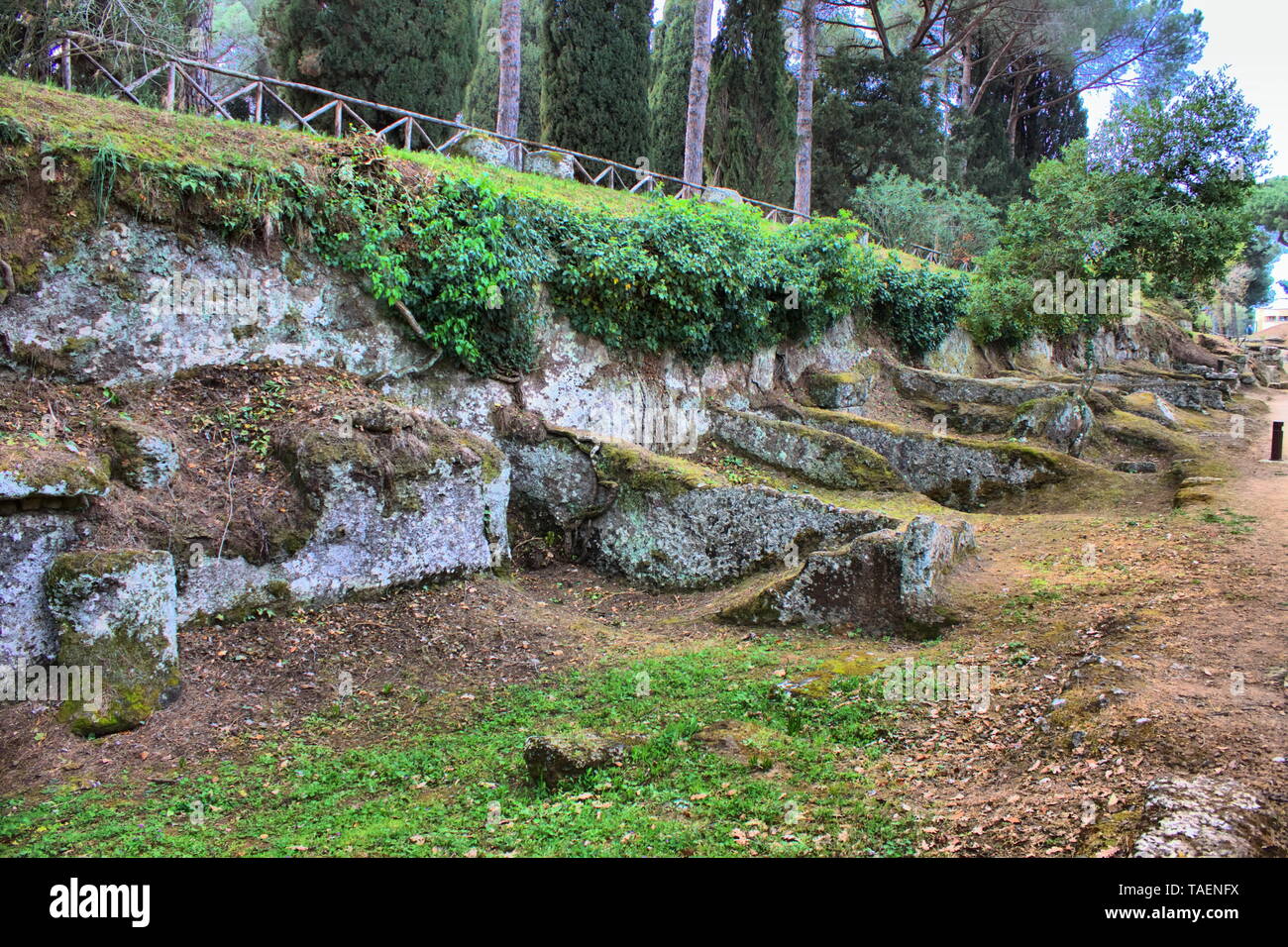 Necropolis ancient graveyard hi-res stock photography and images - Alamy