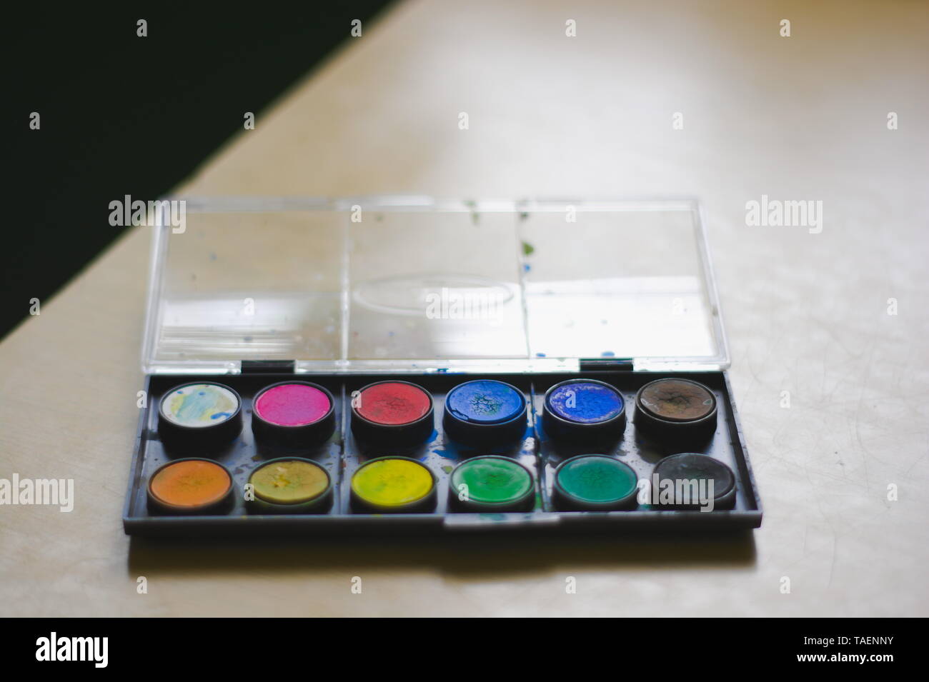 Watercolor set pack Stock Photo - Alamy