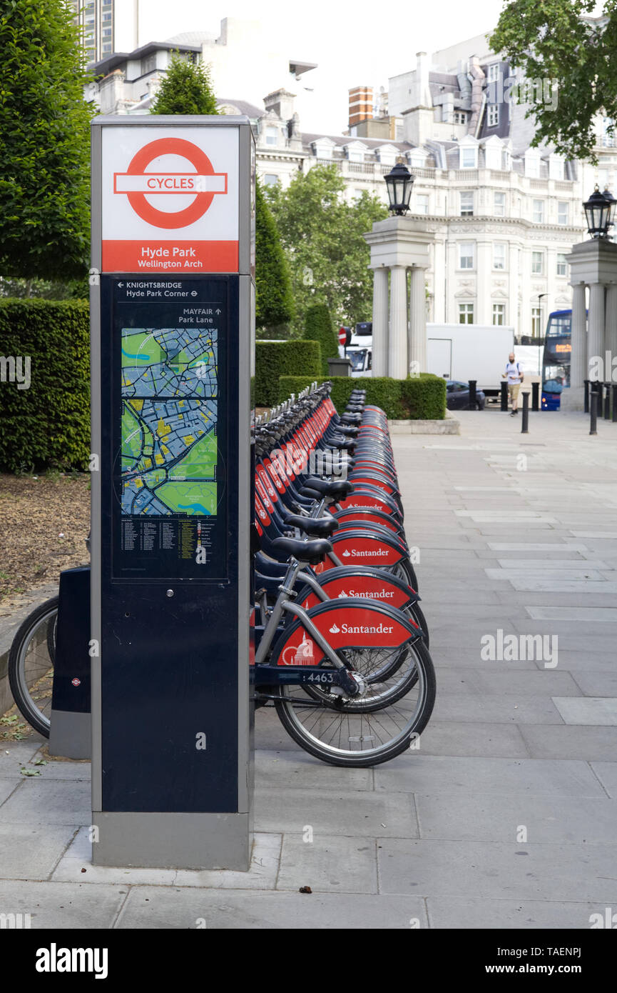Maps of hyde park london hi-res stock photography and images - Alamy