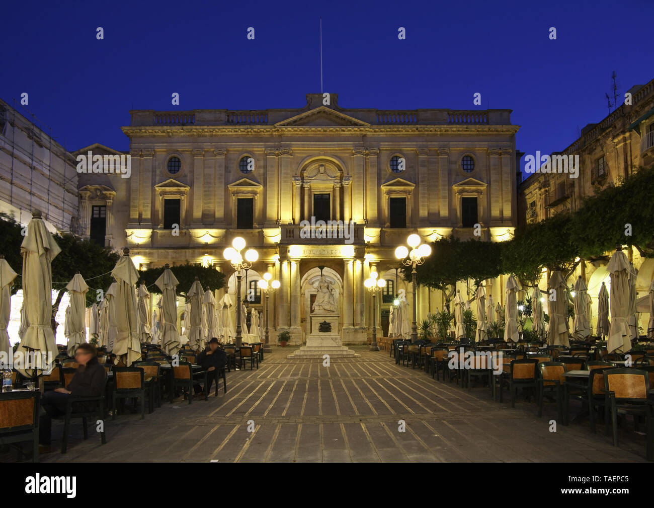 National library in Valletta. Malta Stock Photo - Alamy