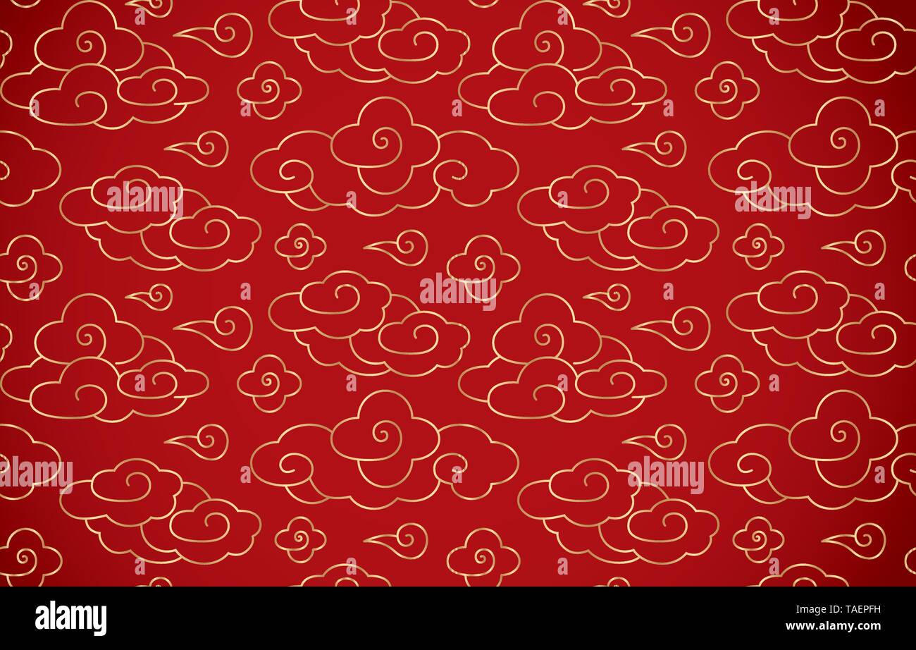 Chinese cloud pattern Stock Vector Images - Alamy