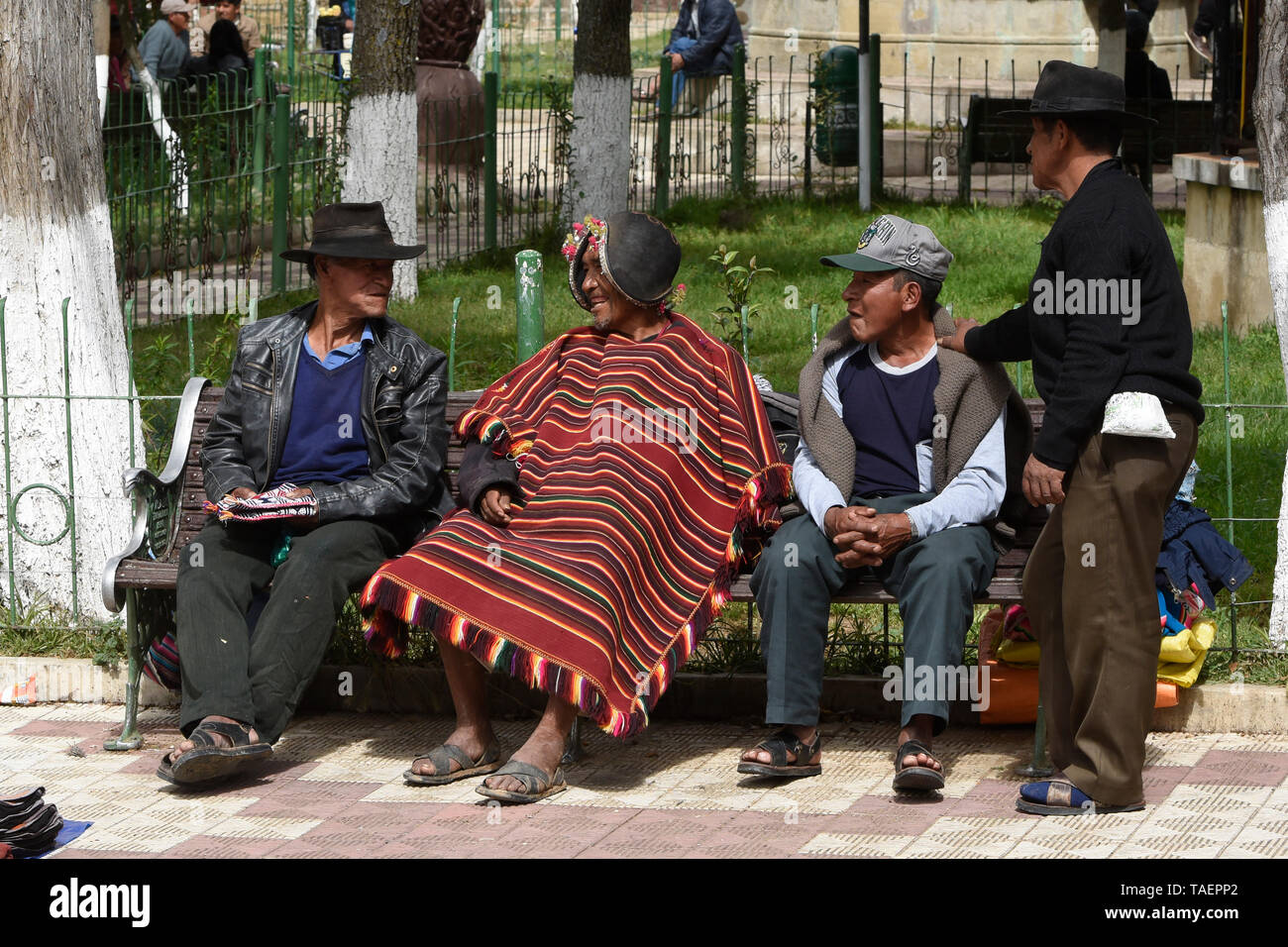 Traditional bolivian men hi-res stock photography and images - Alamy