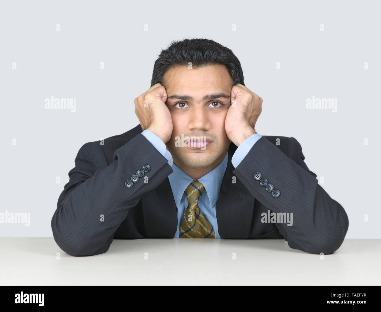 Mature businessman mentor portrait hi-res stock photography and images ...