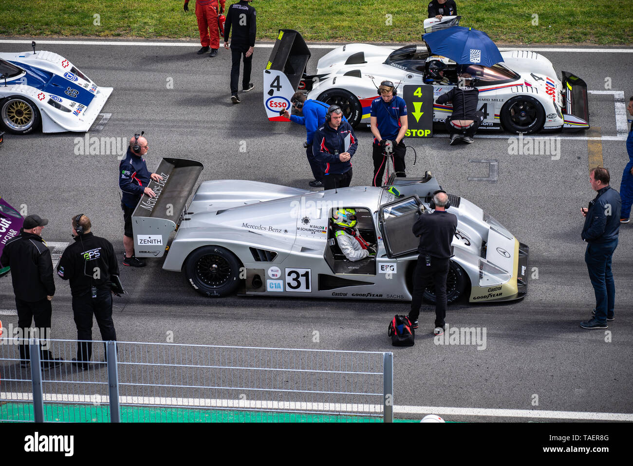 Mercedes Benz C11 Classic endurance racing group C in montjuic spirit ...