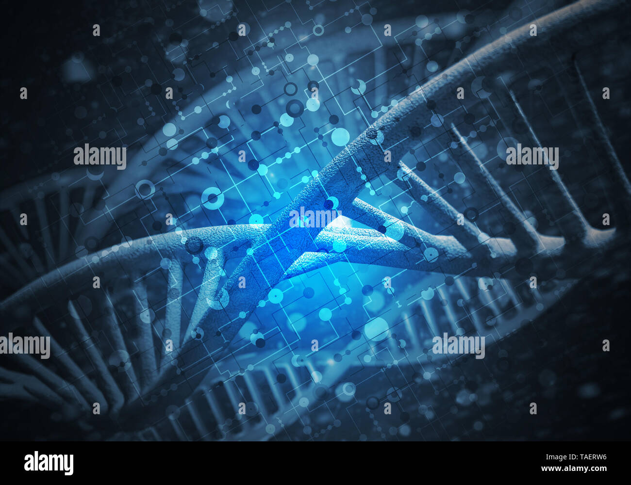 DNA molecules background Stock Photo - Alamy