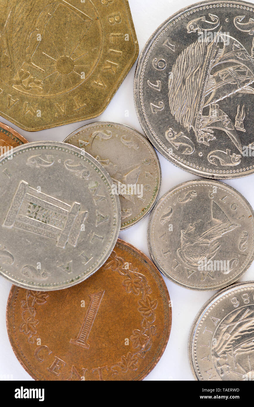 Malta coin coins hi-res stock photography and images - Alamy