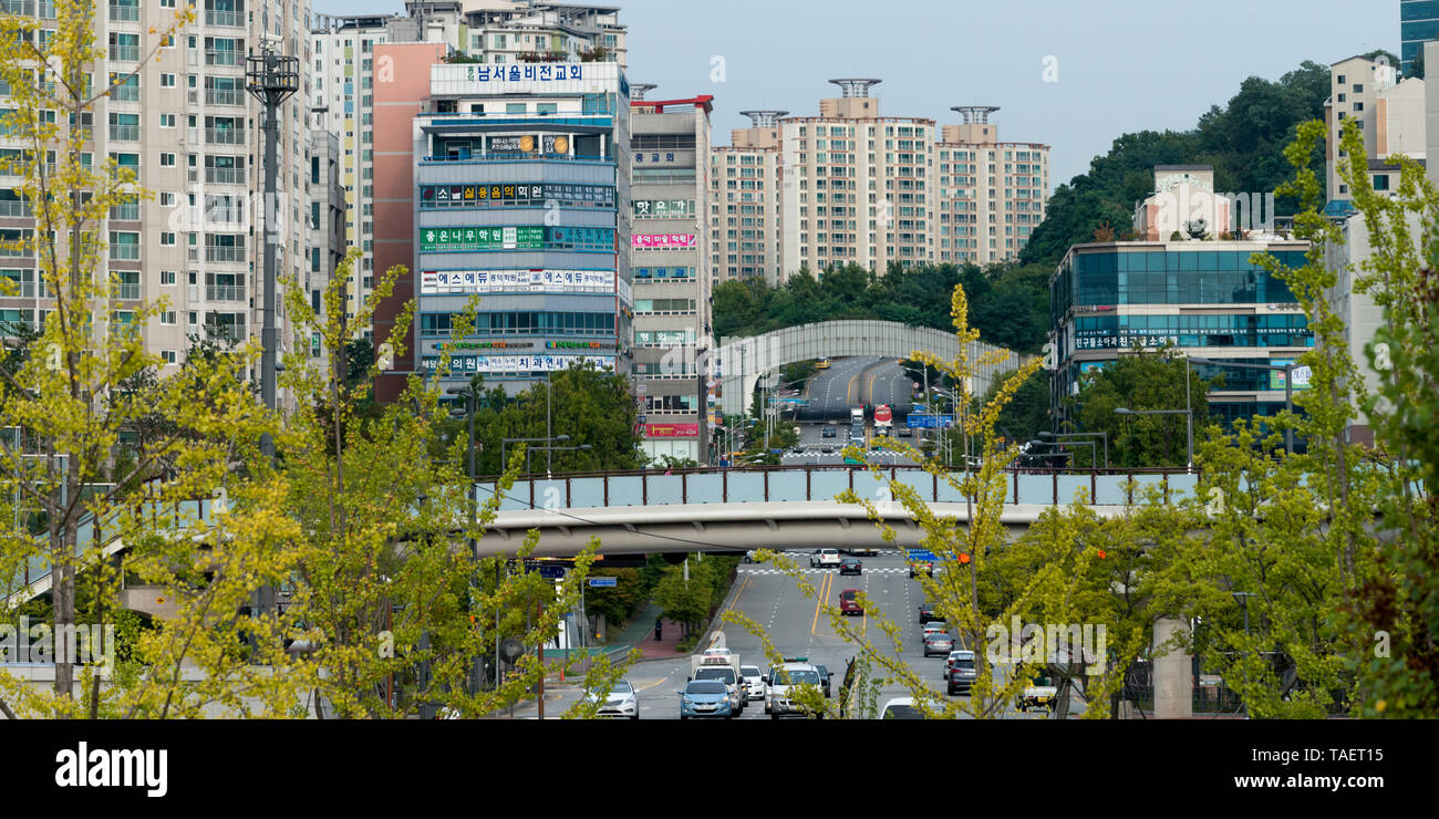 Buildings in city, Seoul, South Korea Stock Photo - Alamy