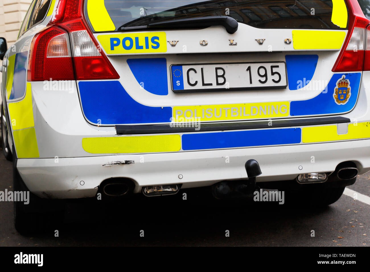 Volvo police car hi-res stock photography and images - Alamy