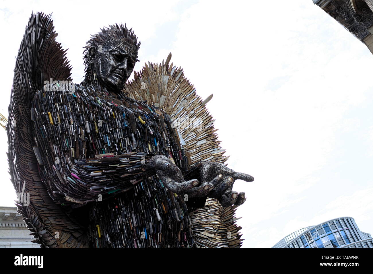 The Knife Angel is in Birmingham. The 27ft-high artwork is made ...