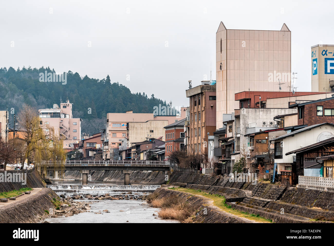 Japan hida takayama miyagawa river hi-res stock photography and images ...