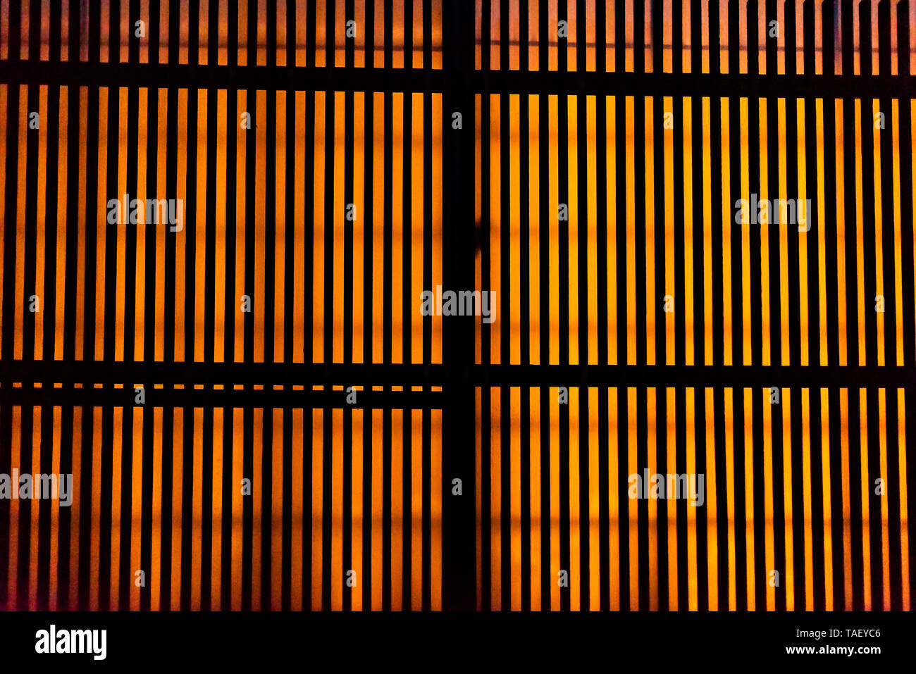 Traditional japanese house sliding paper door with nobody architecture ...