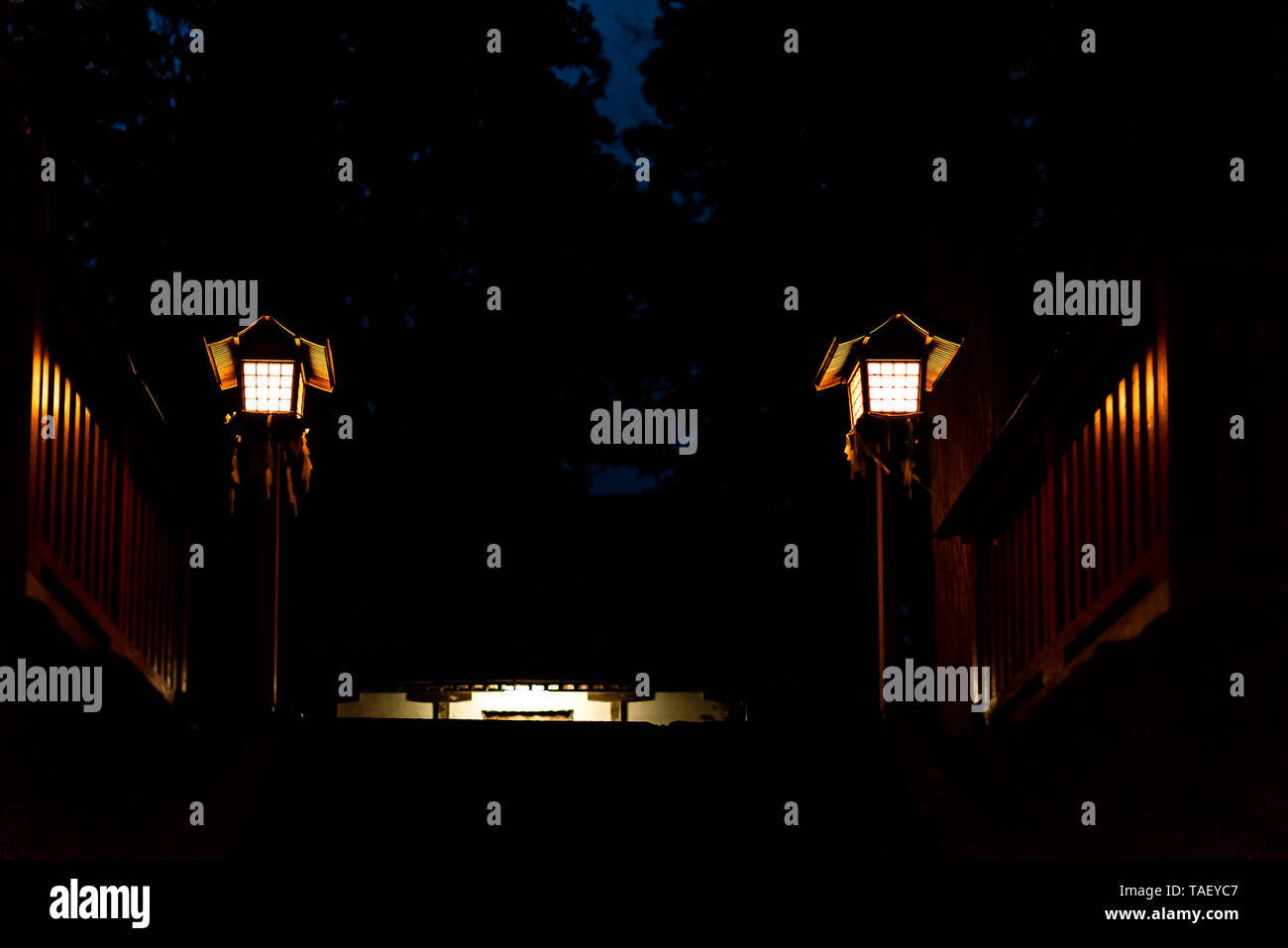 Higashiyama Hakusan Shrine in Takayama, Gifu Prefecture in Japan with ...
