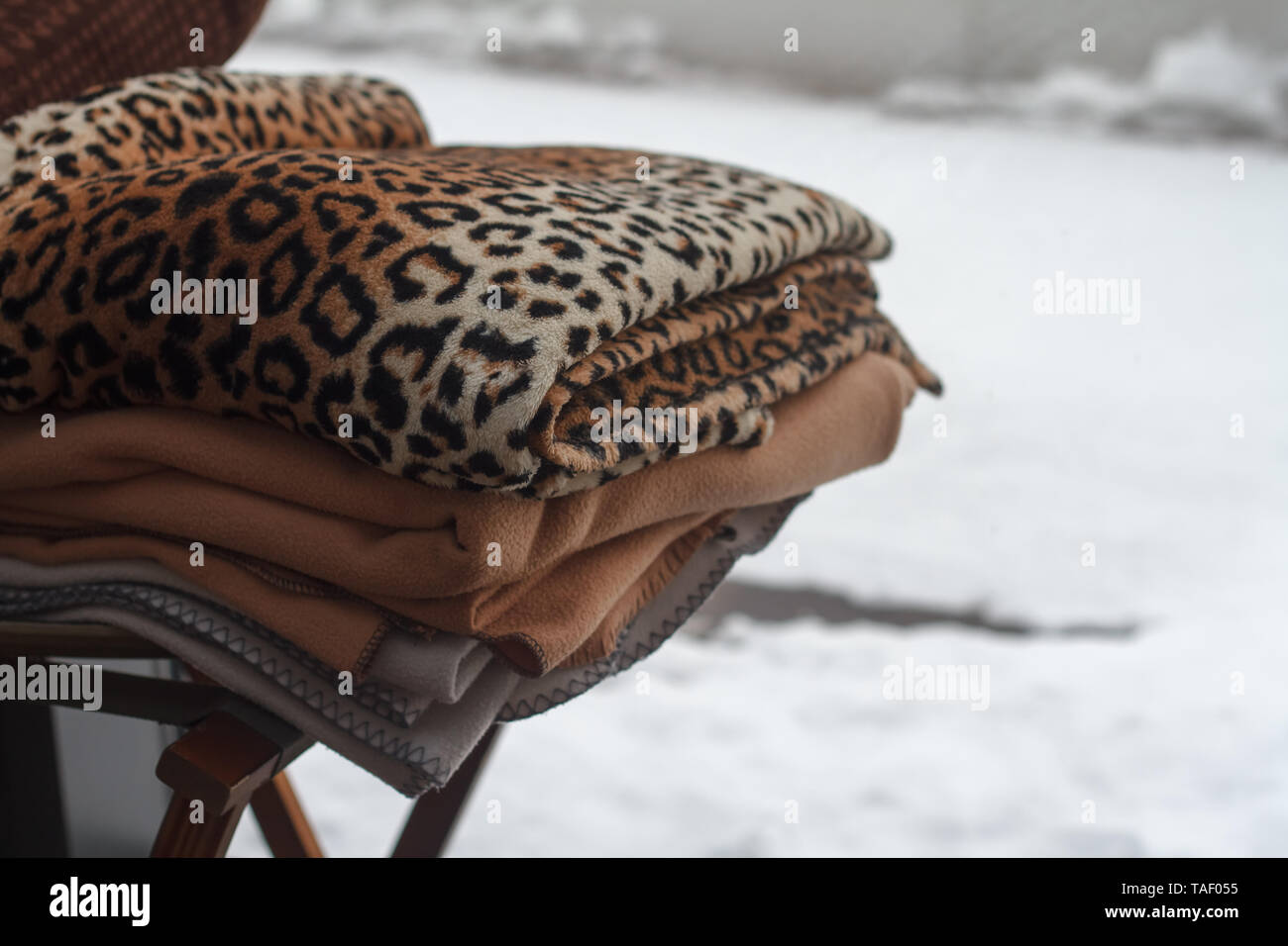 Blanket over chair hi-res stock photography and images - Alamy
