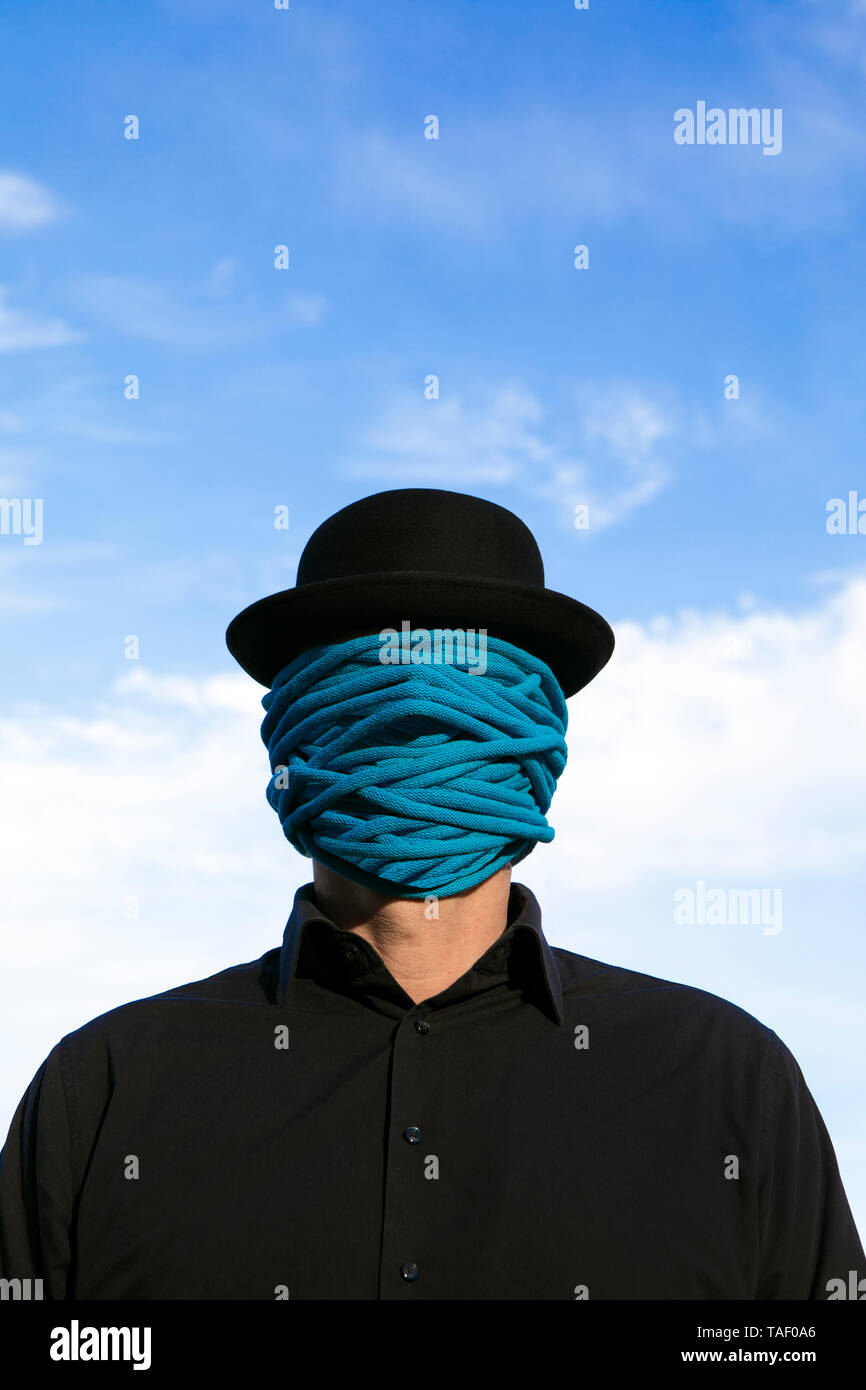 Wrapped around face hi-res stock photography and images - Alamy