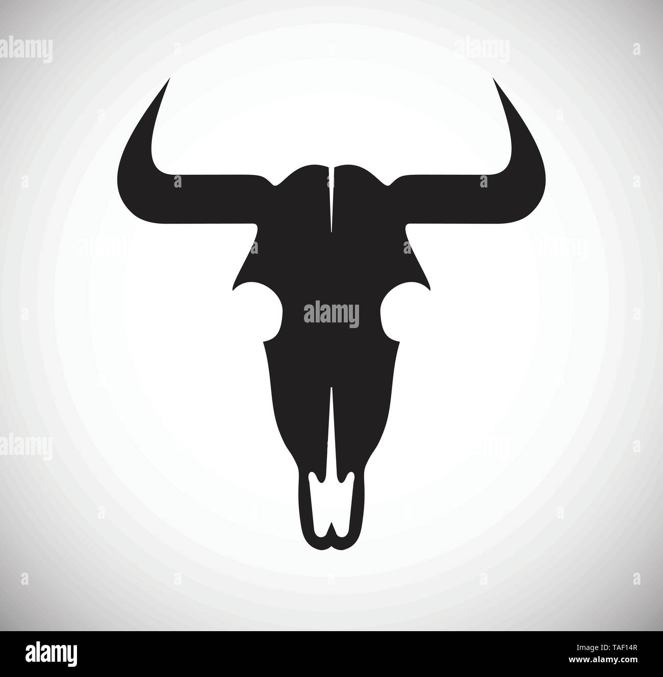 Animal skull icon on background for graphic and web design. Simple ...