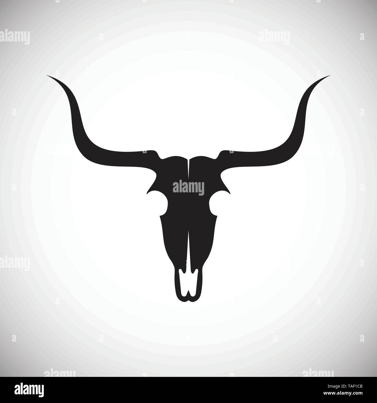 Animal skull icon on background for graphic and web design. Simple ...