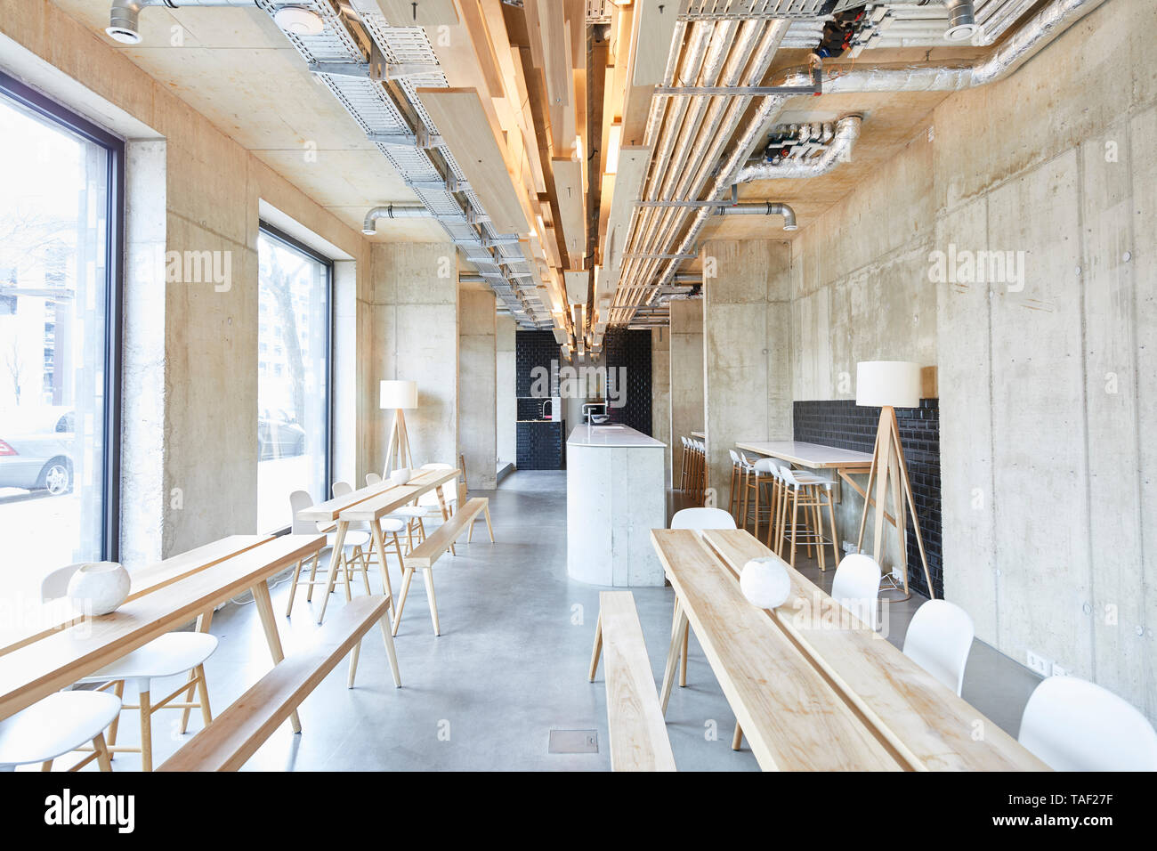 Interior view of modern office Stock Photo - Alamy