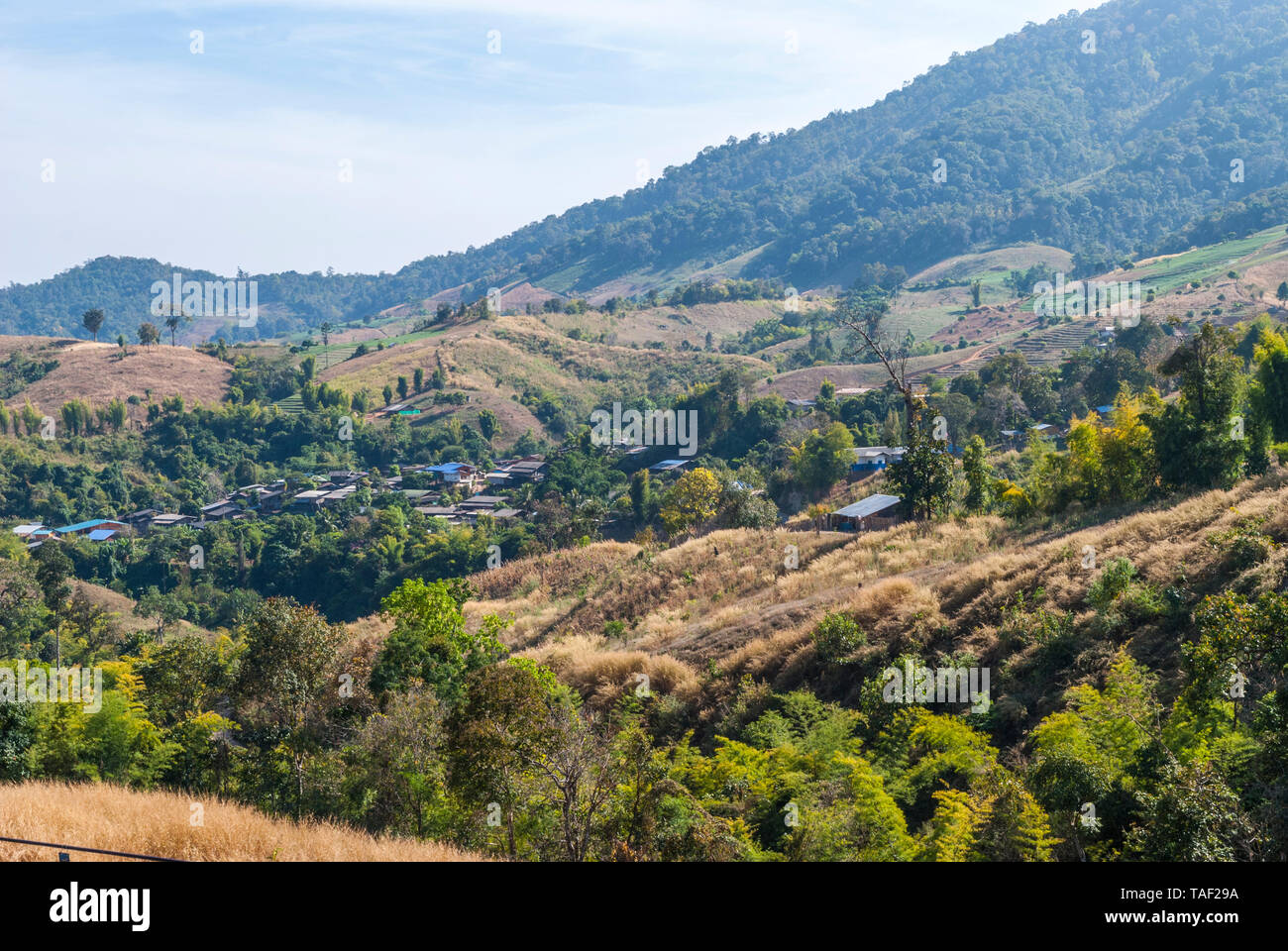 Village in countryside hi-res stock photography and images - Alamy