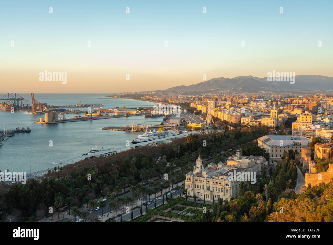 Malaga Elevated View High Resolution Stock Photography and Images - Alamy