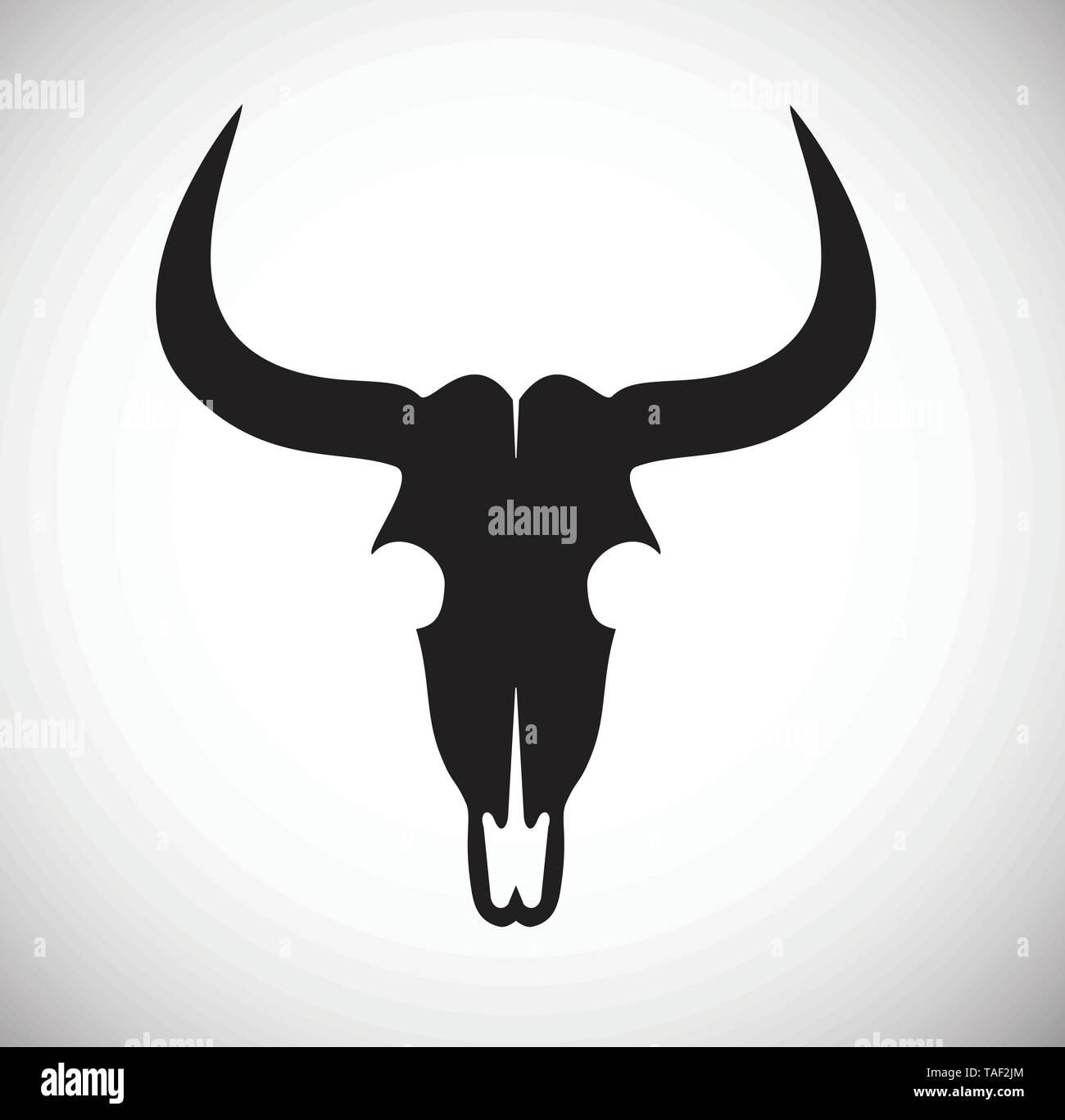 Animal skull icon on background for graphic and web design. Simple ...