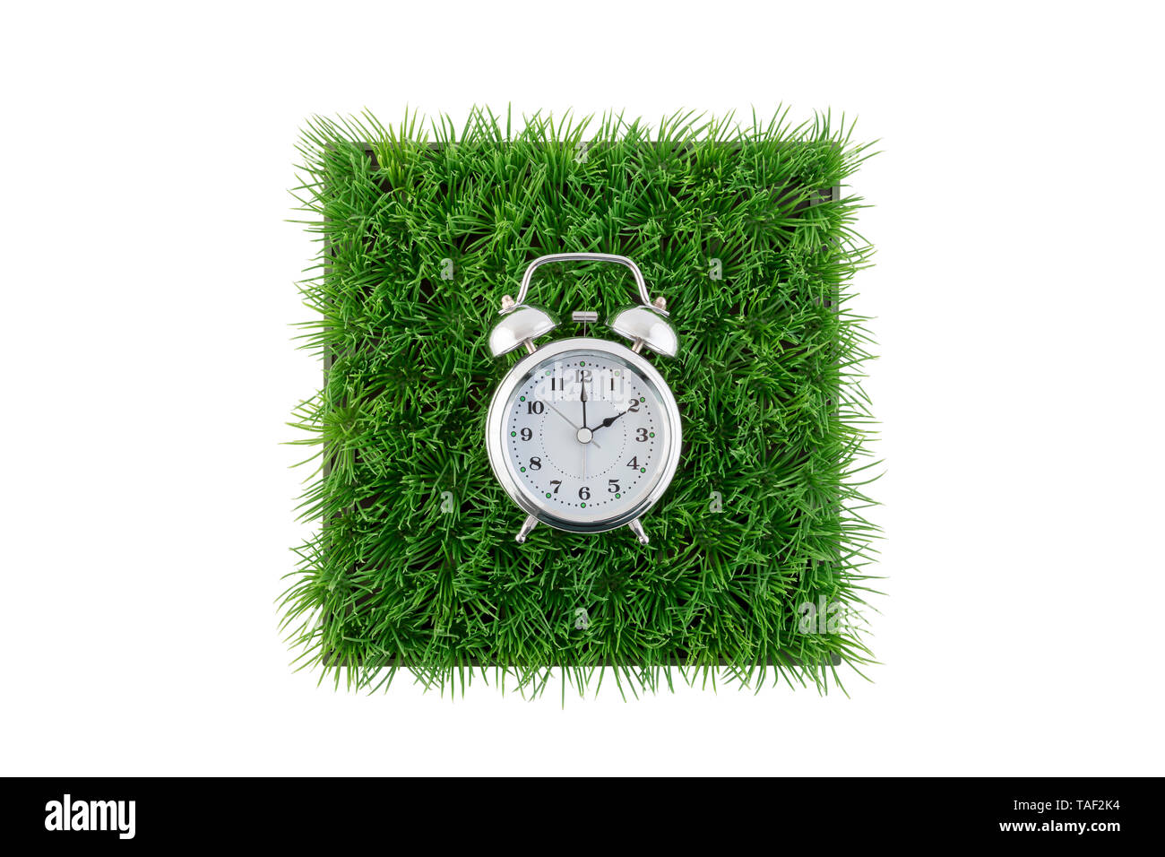 Old green clock on hi-res stock photography and images - Alamy