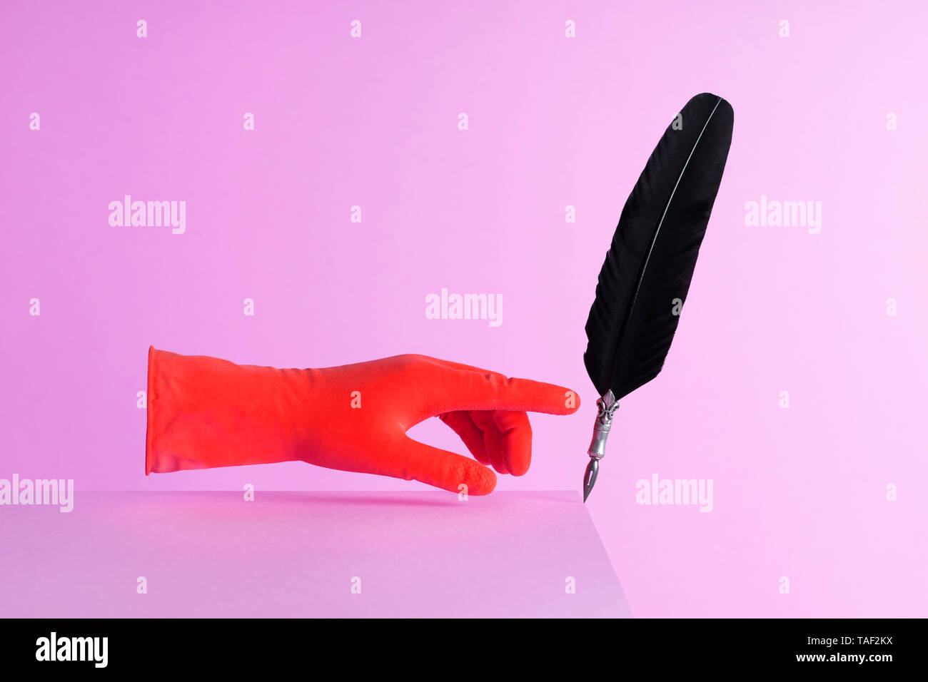 Pushed over the edge hi-res stock photography and images - Alamy