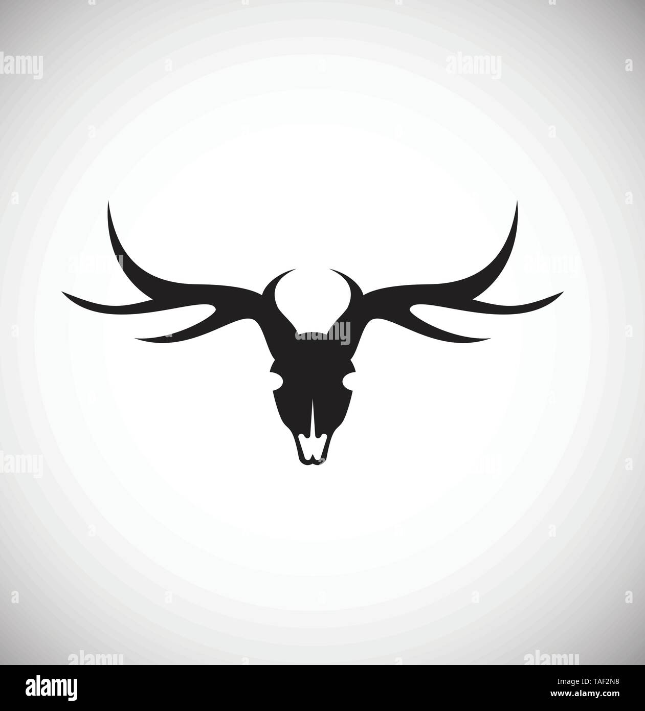 Animal skull icon on background for graphic and web design. Simple ...