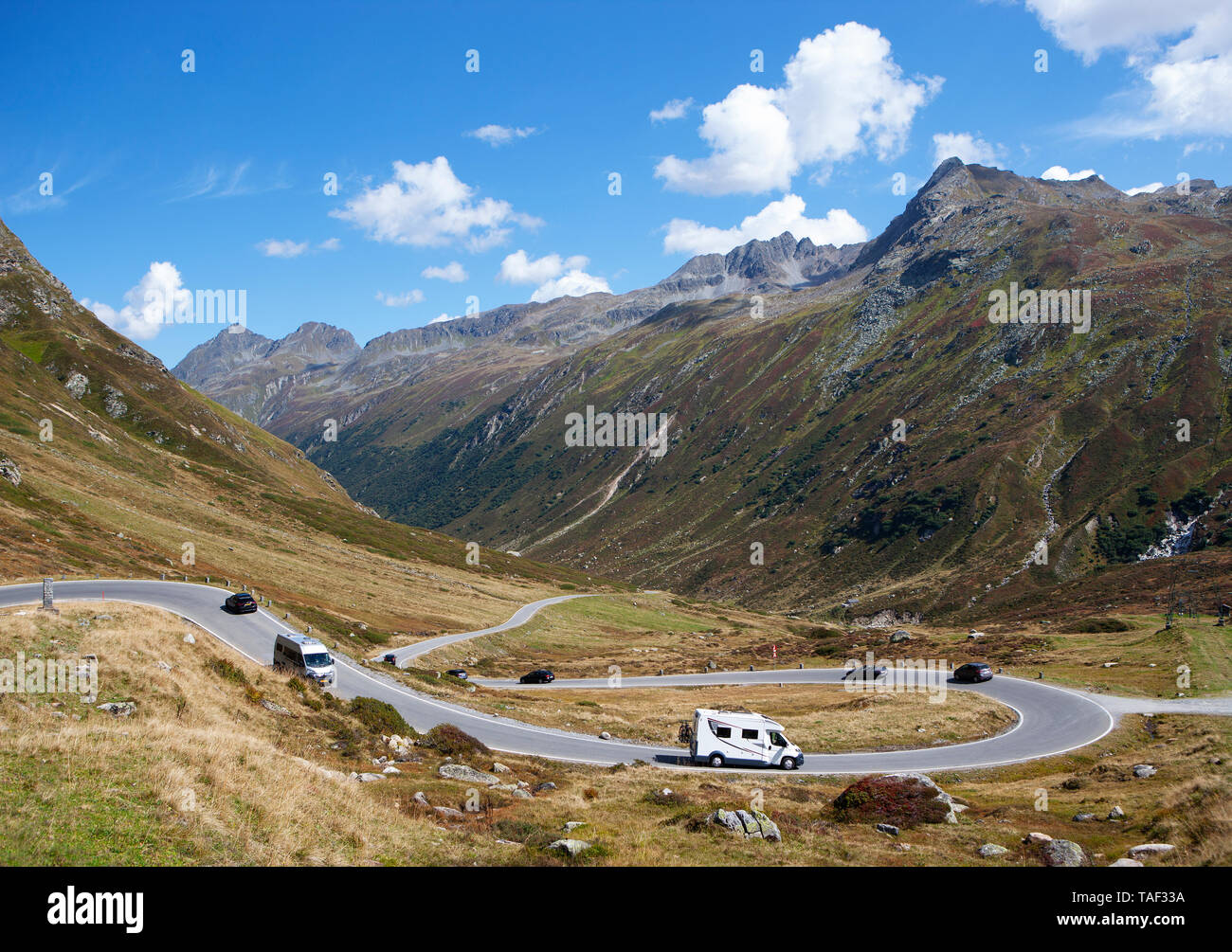 Austria, Tyrol, Paznaun Valley, Galtuer, Silvretta High Alpine Road ...