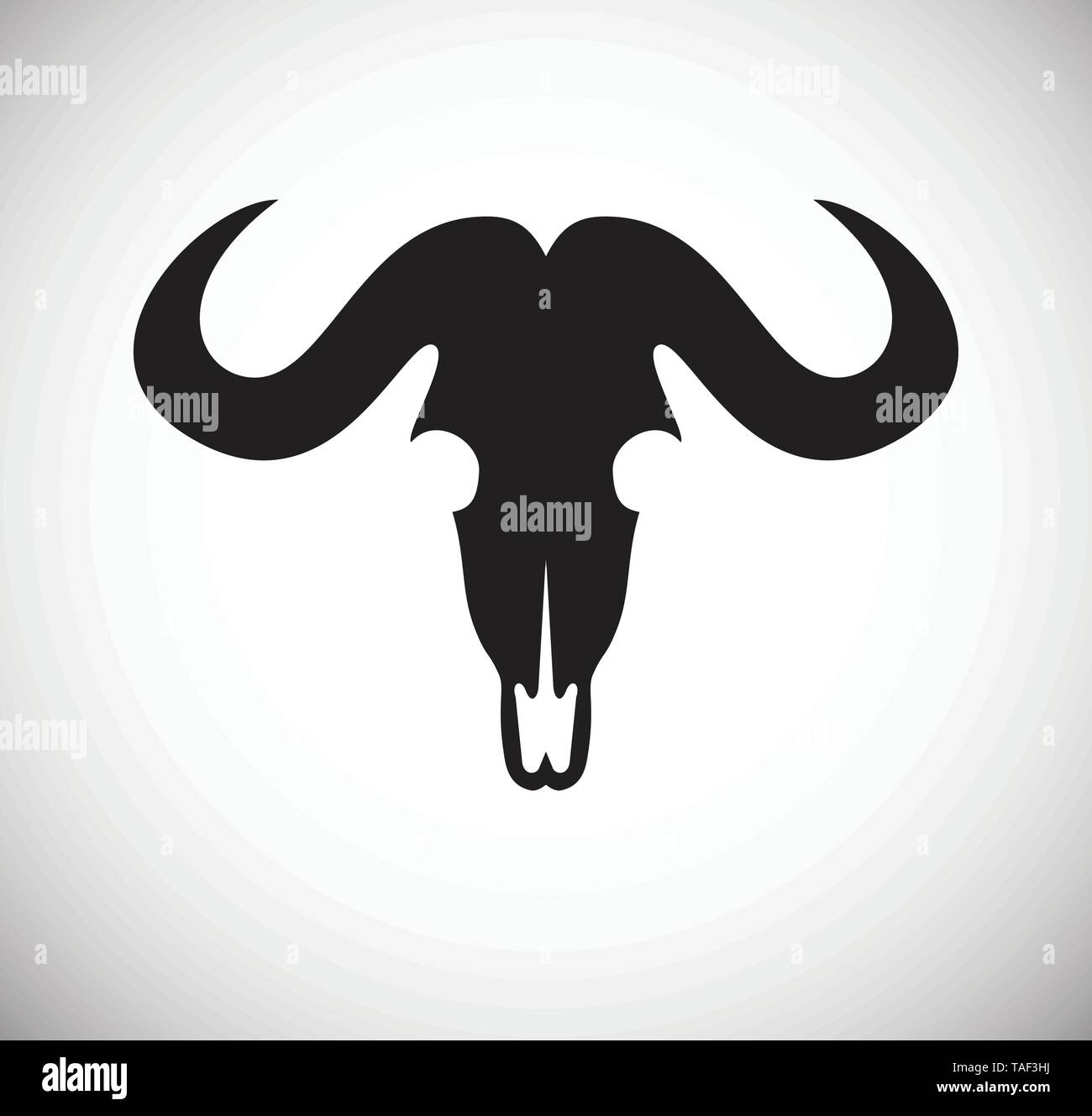 Animal skull icon on background for graphic and web design. Simple ...