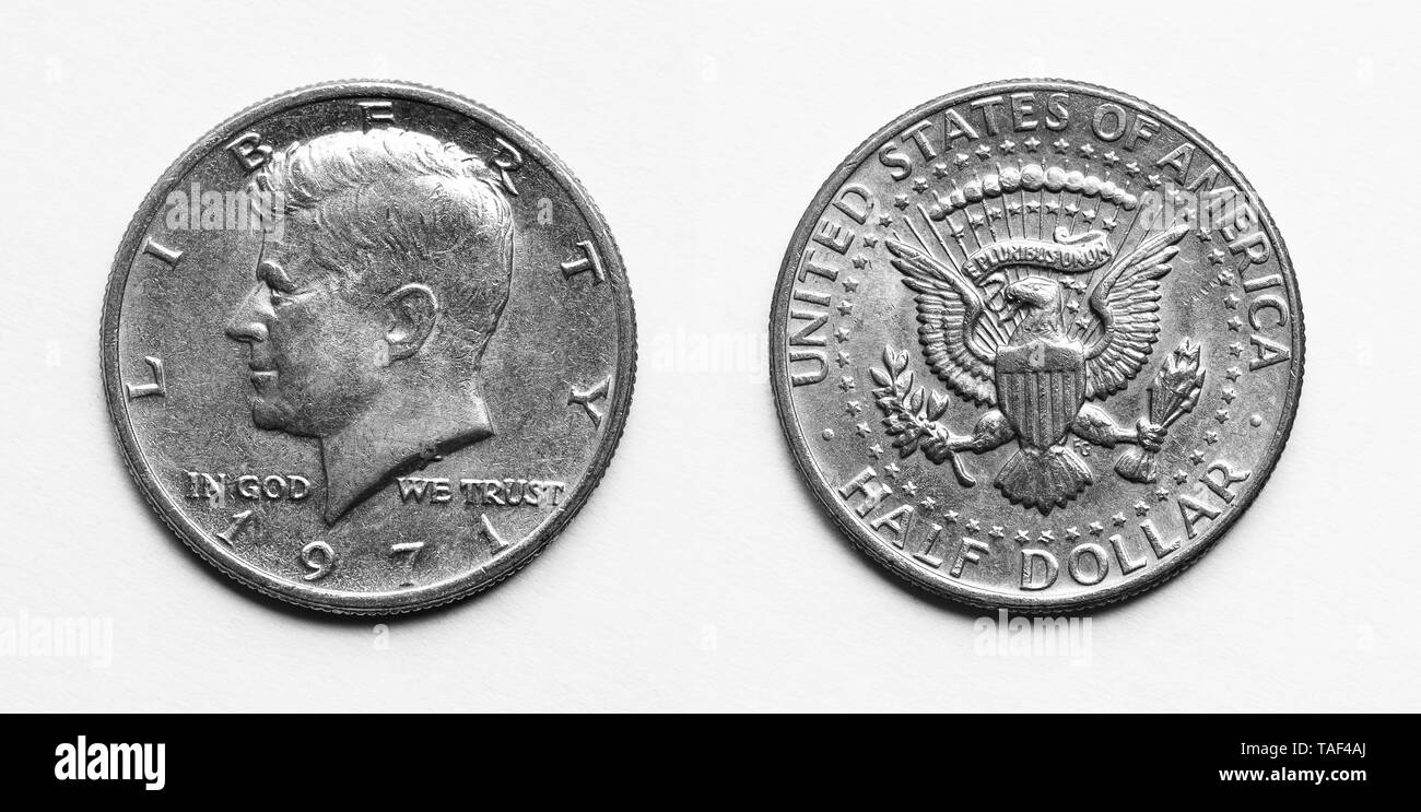 President kennedy coin hi-res stock photography and images - Alamy
