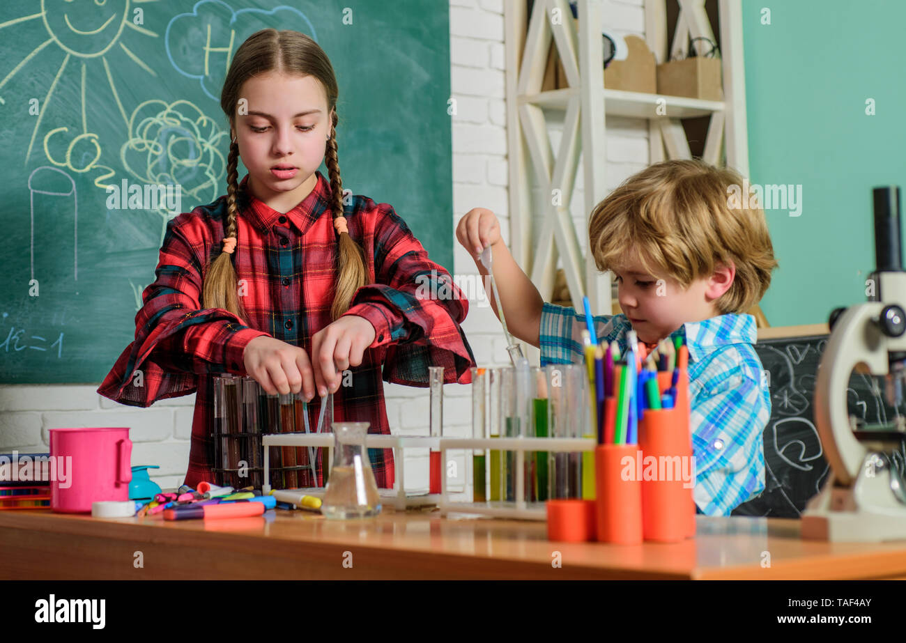 School chemistry laboratory. Laboratory Research - Scientific project ...