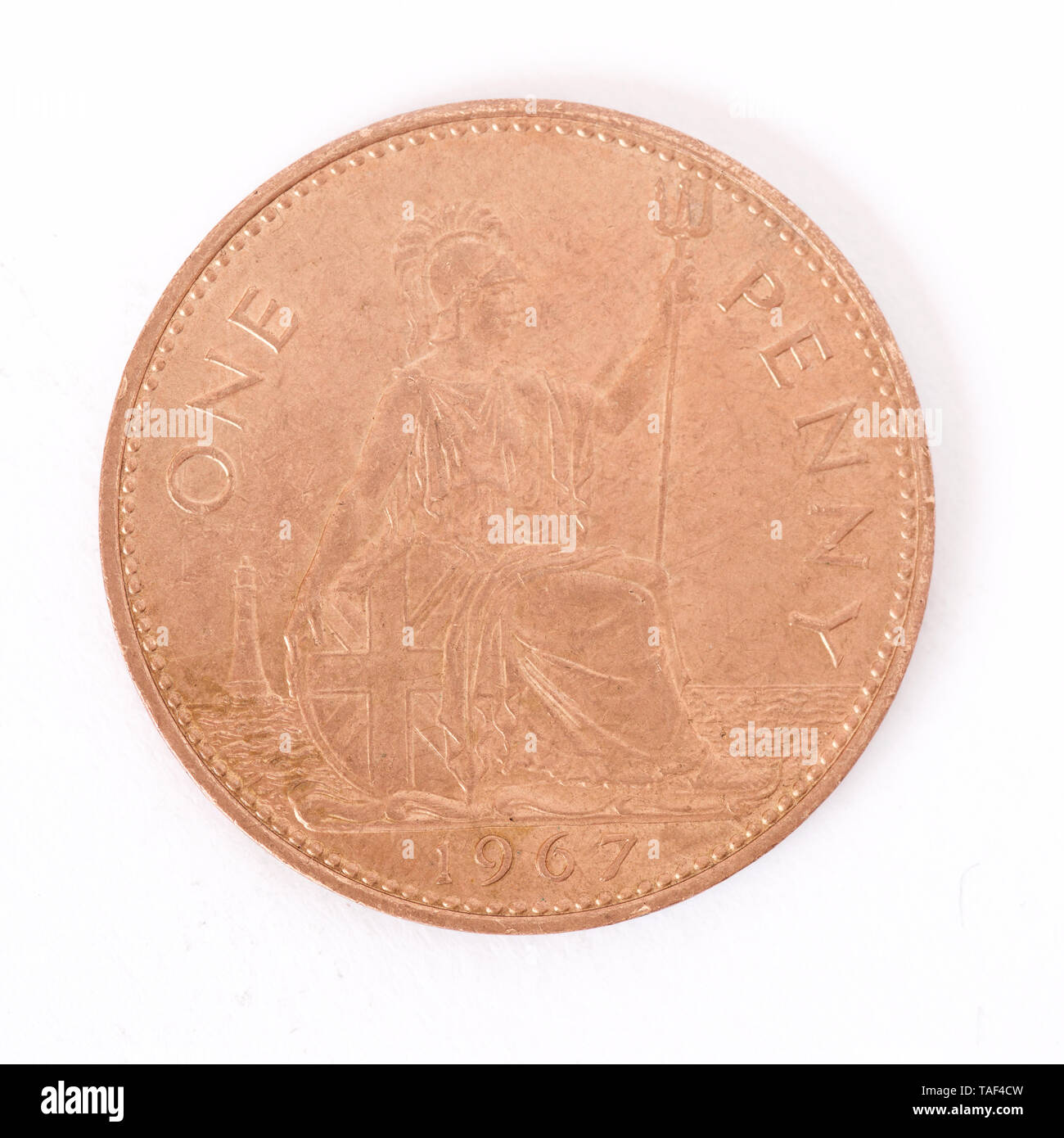 1967 penny reverse hi-res stock photography and images - Alamy