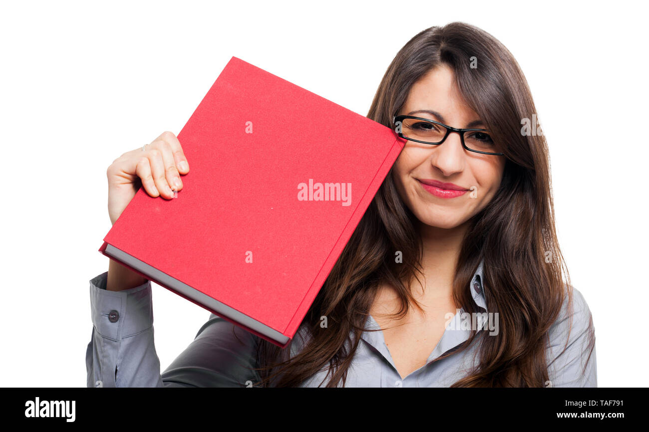 Portrait college girl read hi-res stock photography and images - Alamy
