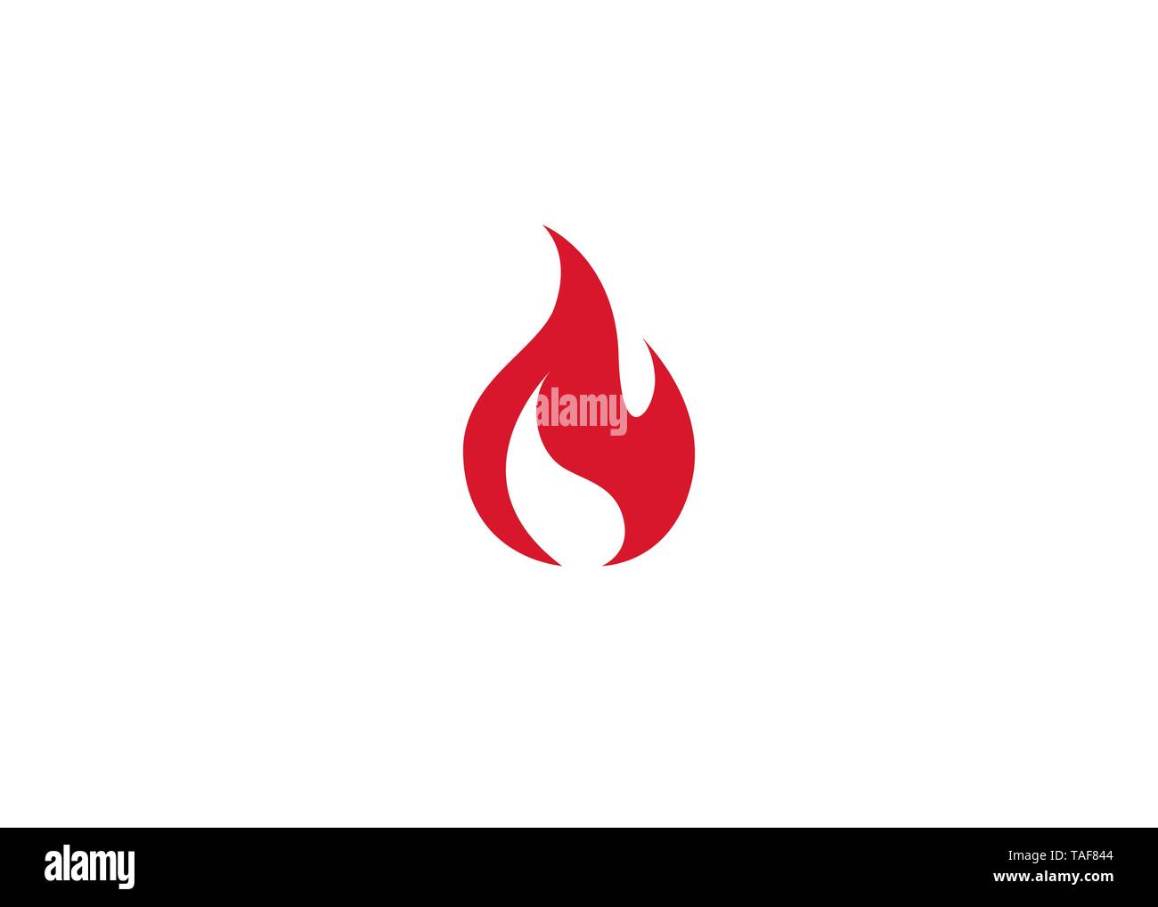 Abstract fire logo Stock Vector Images - Alamy