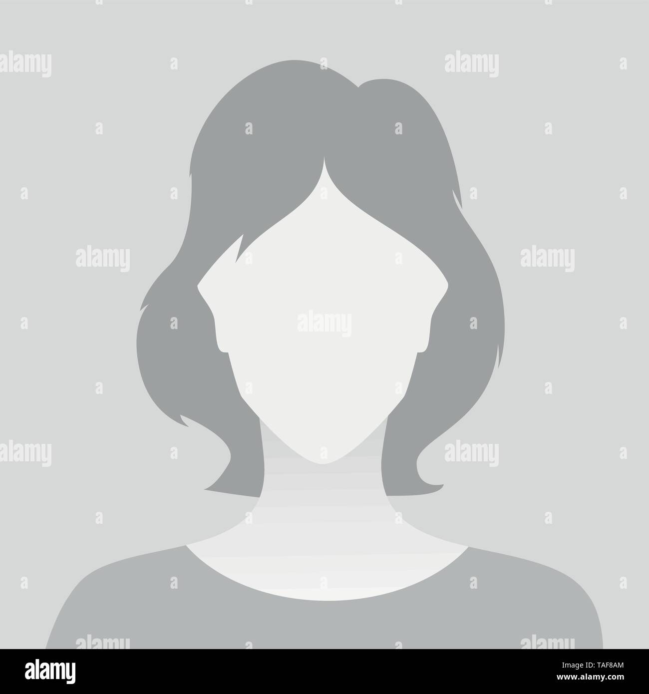 Girl in blank white t shirt Stock Vector Images - Alamy