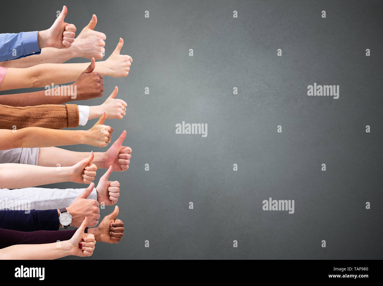 Human hands showing perfect hi-res stock photography and images - Alamy