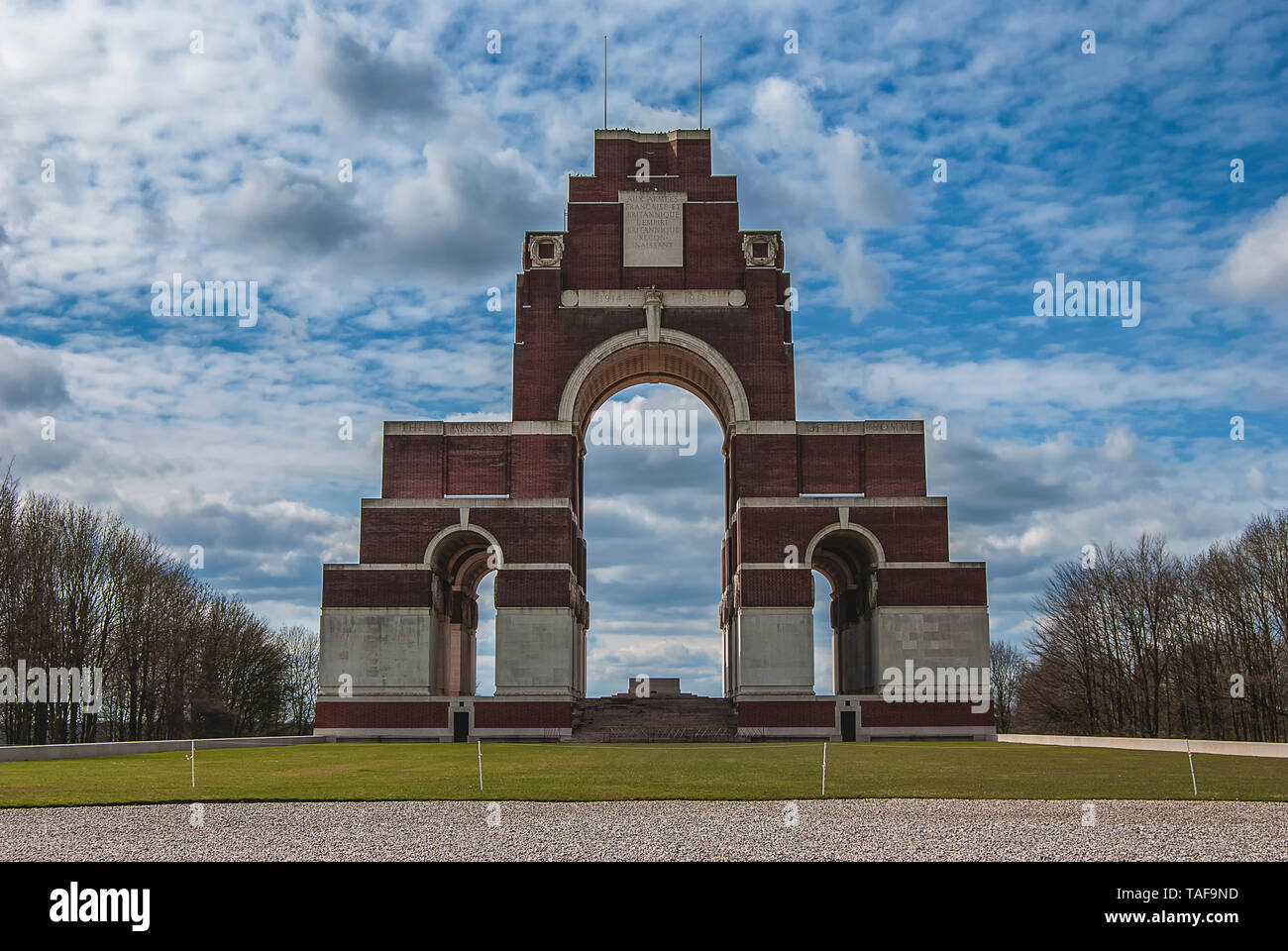 The Thiepval Memorial to the Missing, Somme Battlefields, France Stock ...