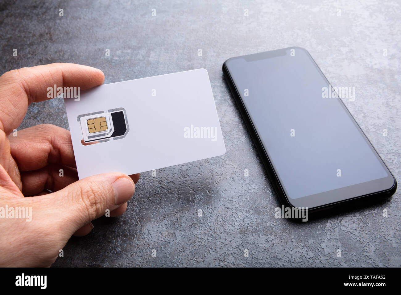 Hand with chip hi-res stock photography and images - Alamy