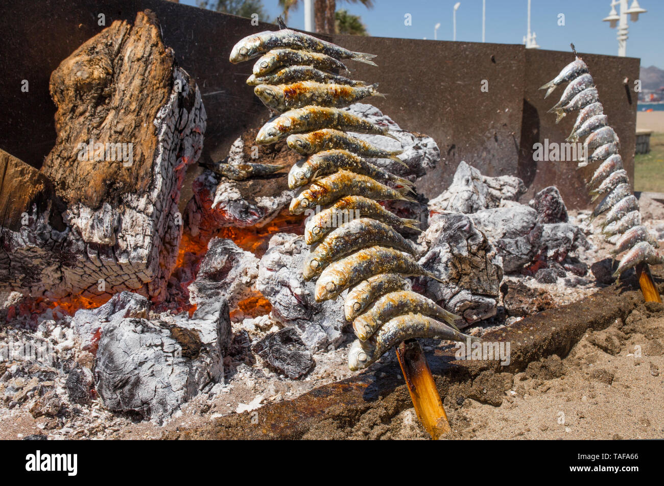Espetos preparation hi-res stock photography and images - Alamy