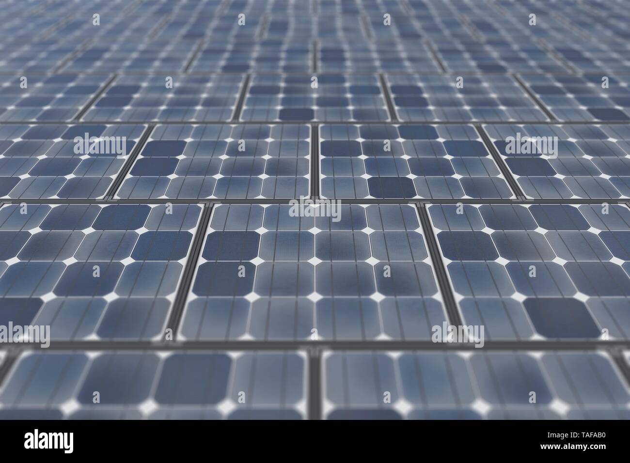 Solar panels, illustration Stock Photo - Alamy