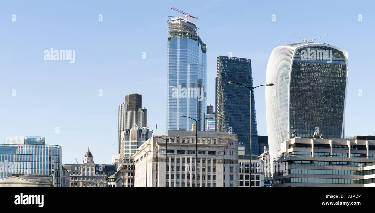 Modern London architecture and the city skyline Stock Photo - Alamy