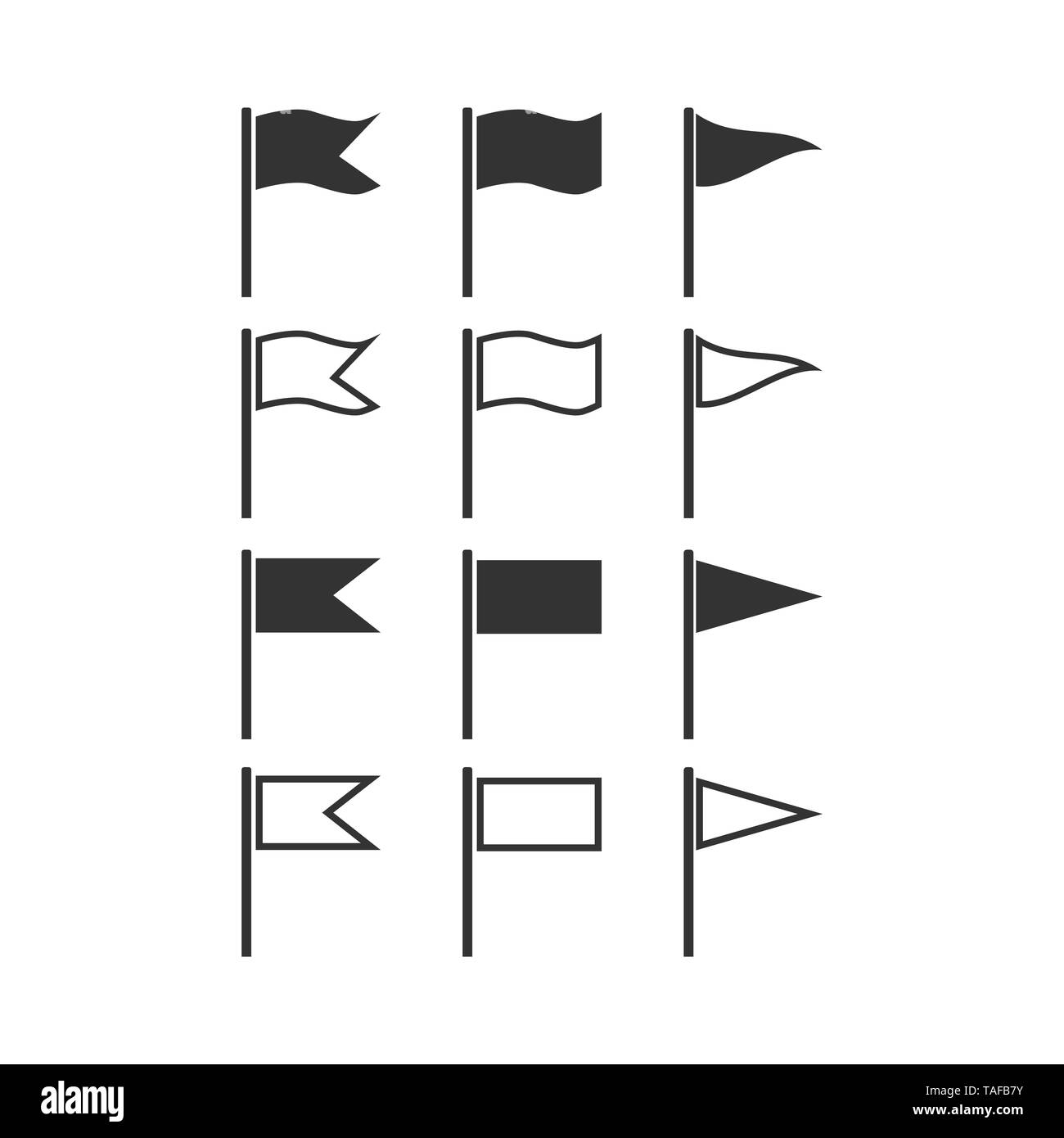 Flag icon hi-res stock photography and images - Alamy