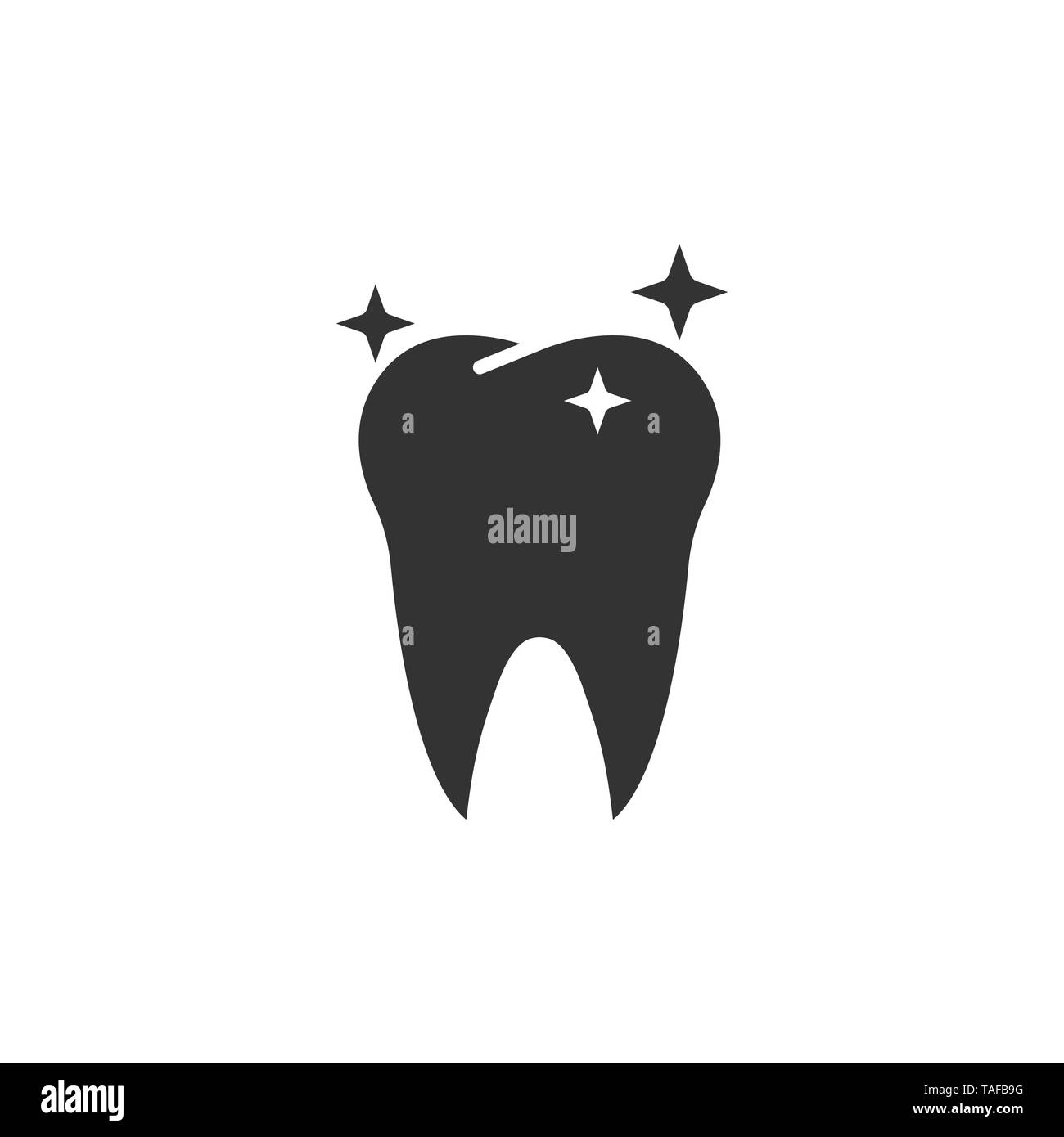 Tooth Icon, dental care icon. Vector illustration, flat design Stock ...