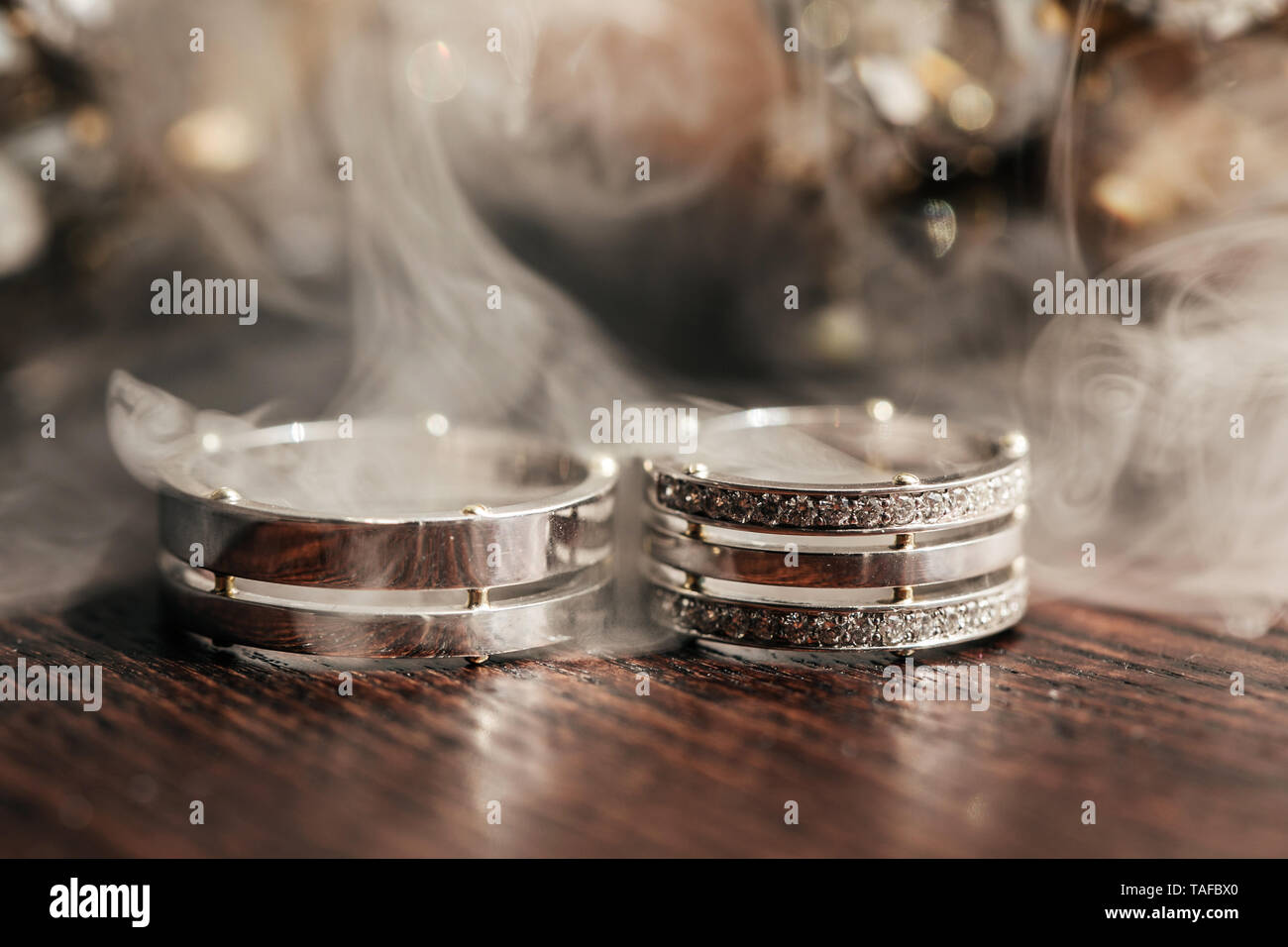 Smoke rings and white background hi-res stock photography and images ...