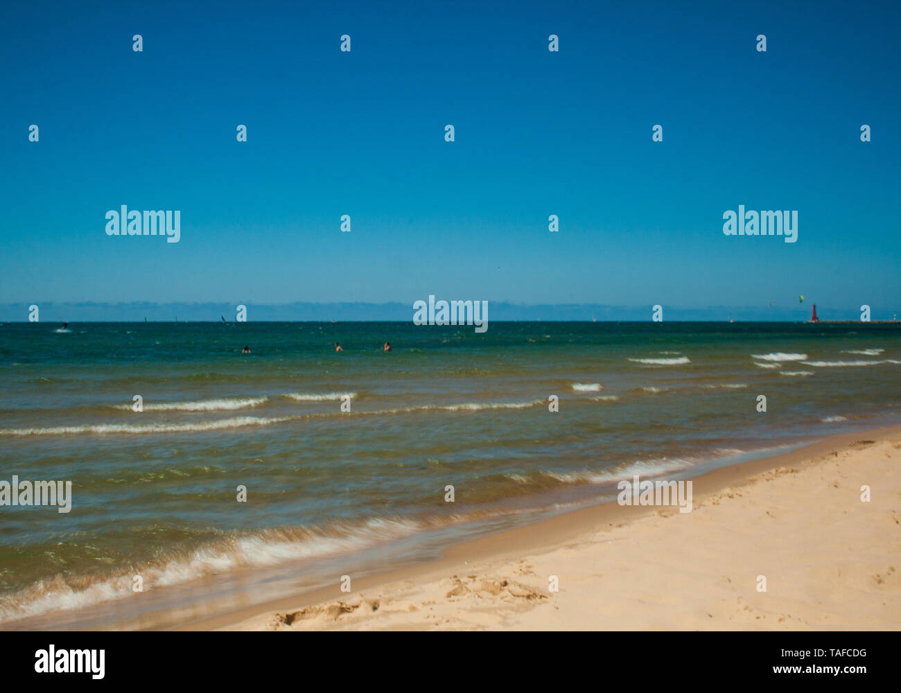 Muskegon pier light hi-res stock photography and images - Alamy