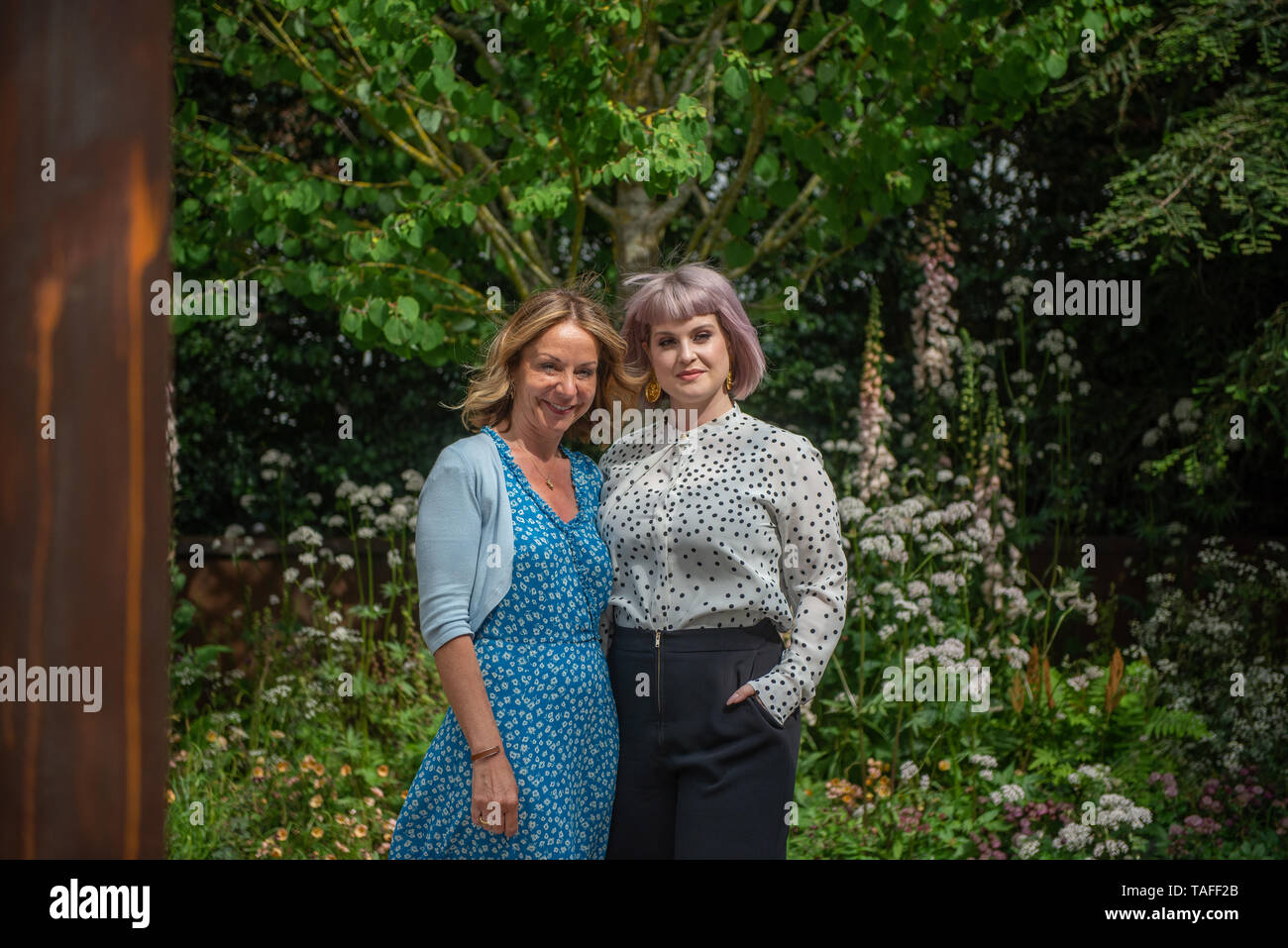 London, UK. 24th May, 2017. Jo Thompson and Kelly Osbourne Photographed ...