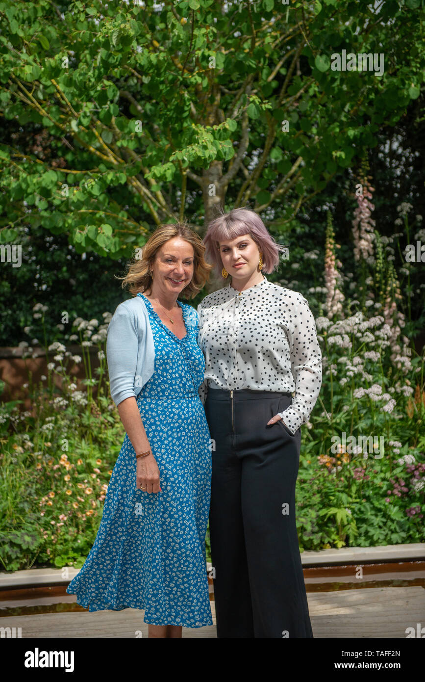 London, UK. 24th May, 2017. Jo Thompson and Kelly Osbourne Photographed ...