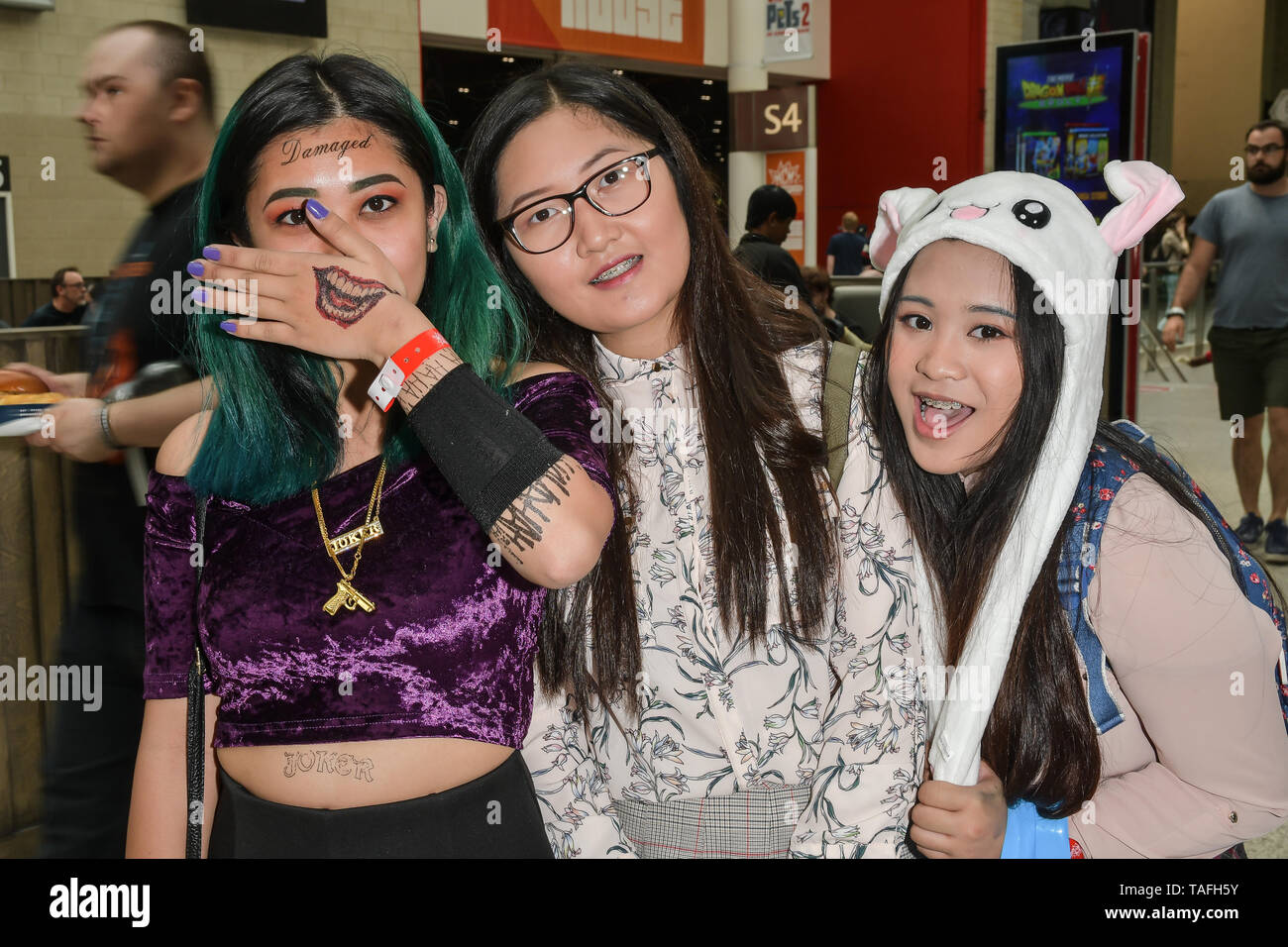 London, UK. 24th May, 2019. Cosplay fans came to London on May 24, 2019 ...