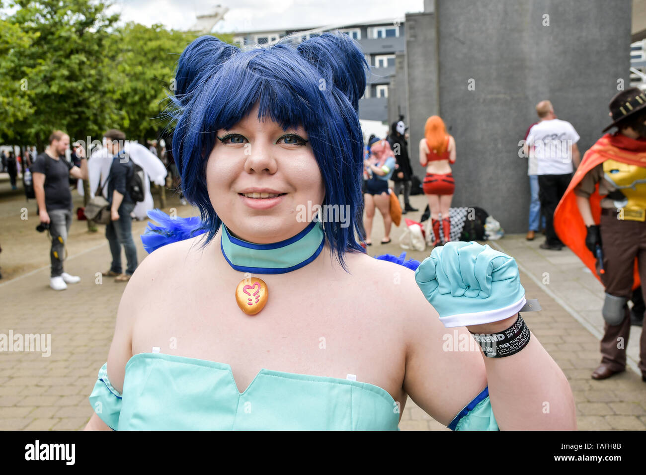 London, UK. 24th May, 2019. Cosplay fans came to London on May 24, 2019 ...