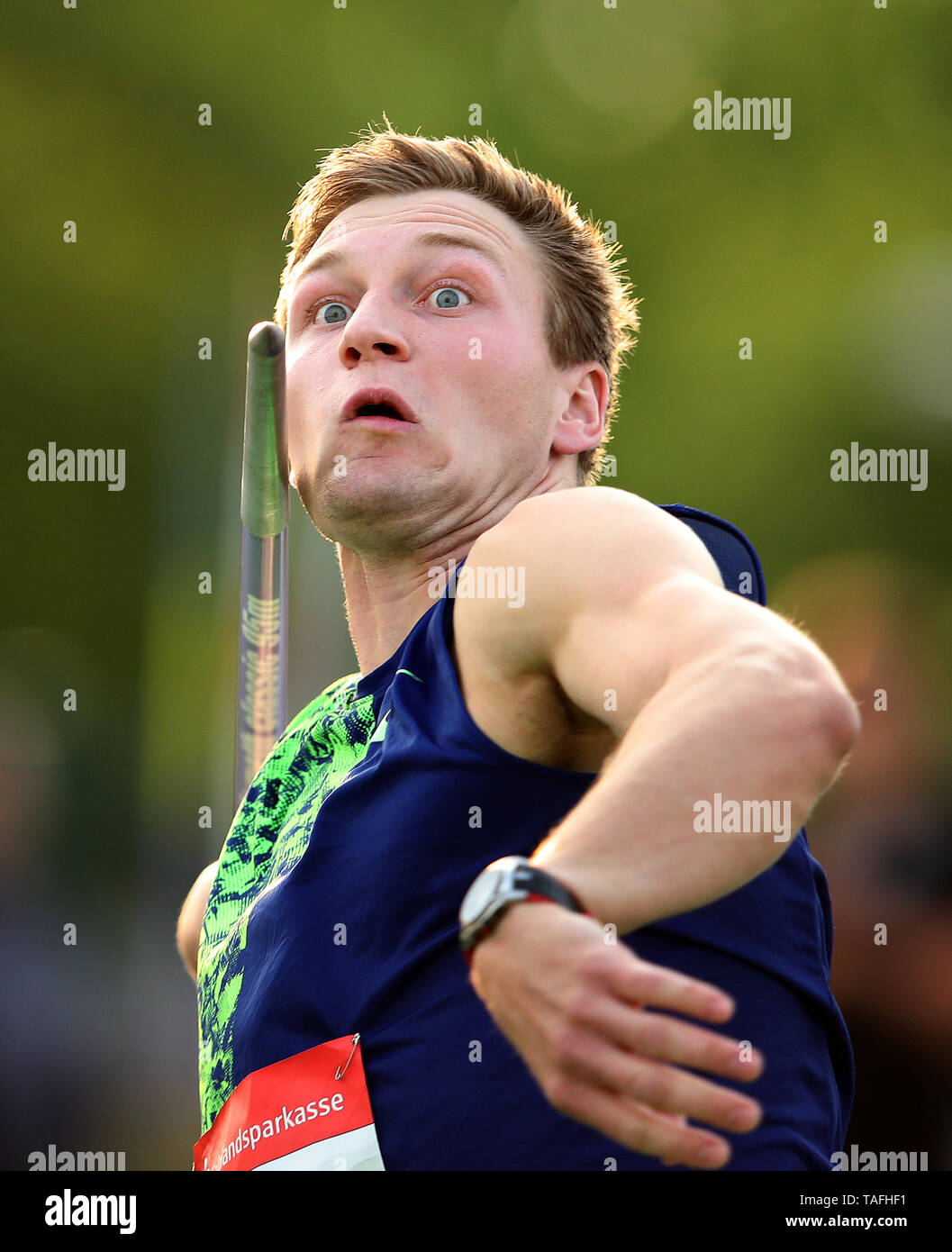 24 May 2019, Saxony-Anhalt, Schönebeck: Athletics: Schönebecker SoleCup ...